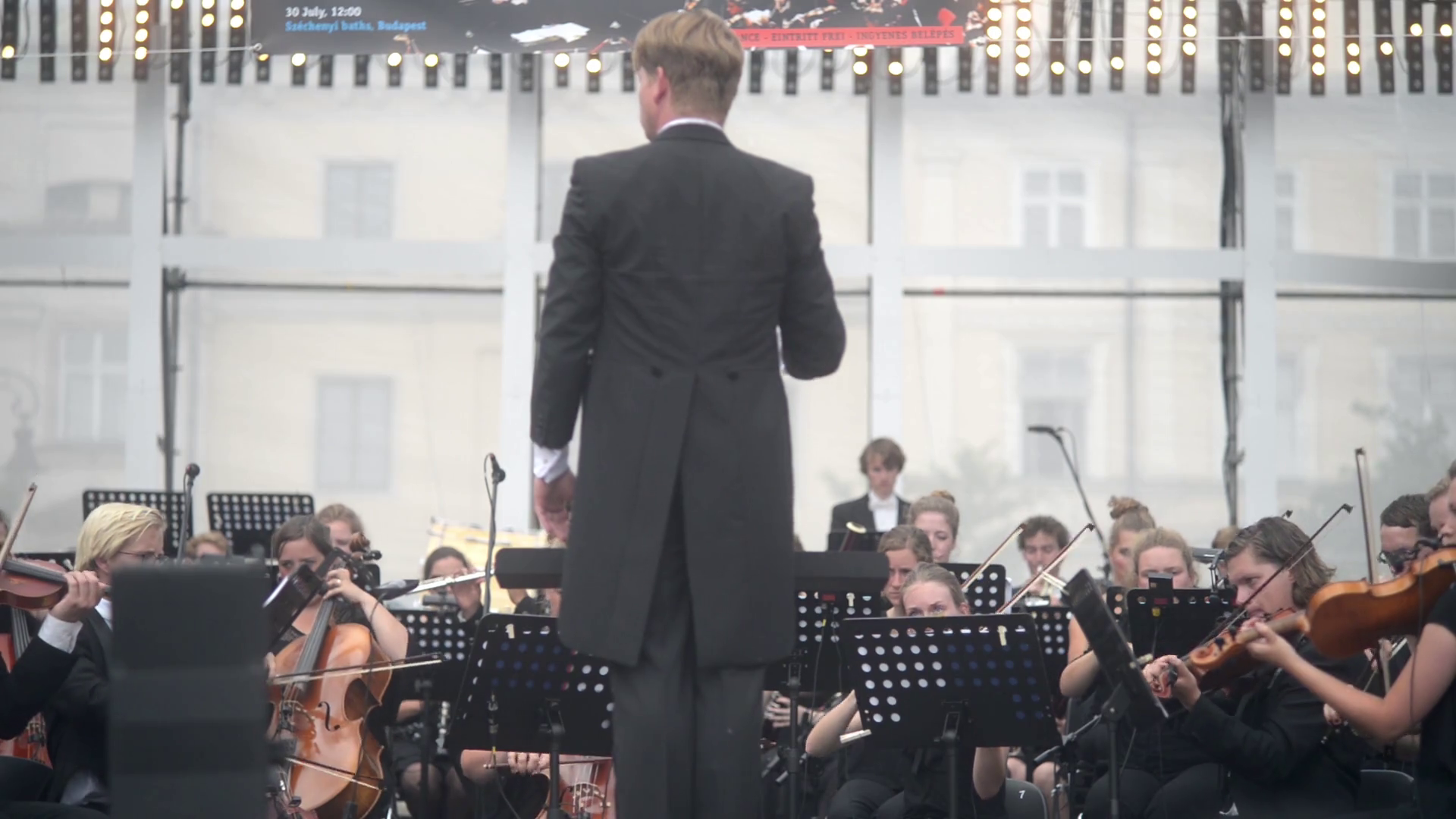Free Open Outdoor Symphony Concert Conductor Stock Footage SBV ...