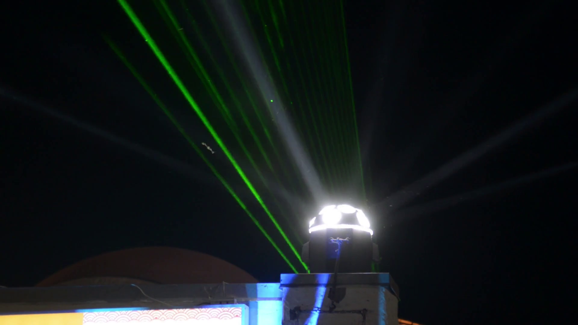 Light- Laser Show At Nightclub Sky Stock Footage SBV-312127781 ...