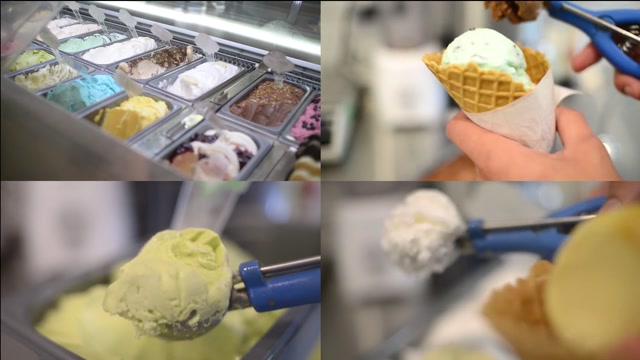 Scooping Ice Cream Stock Footage: Royalty-Free Video Clips - Storyblocks