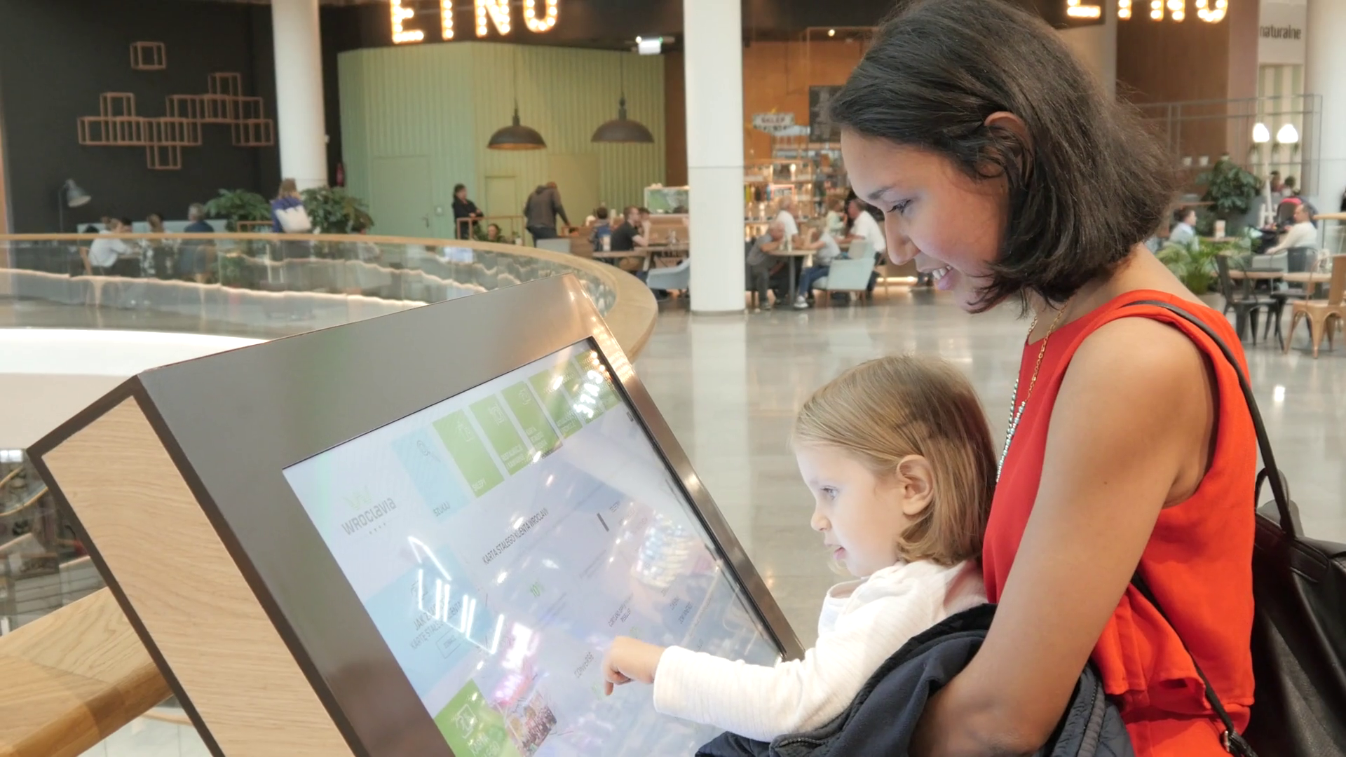 Little Girl Child Play With Digital Screen Stock Footage SBV-327614399 ...