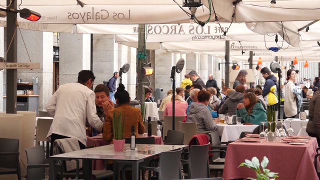 People Eating At Restaurants Stock Footage: Royalty-Free Video Clips ...