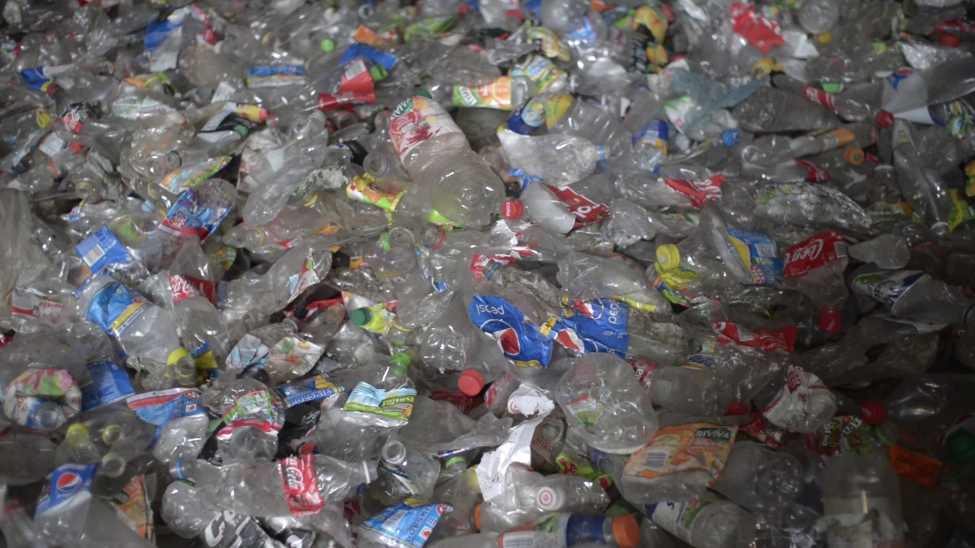 Plastic Waste Bottles Of Soda Cola Fanta Stock Footage SBV-322862074 ...