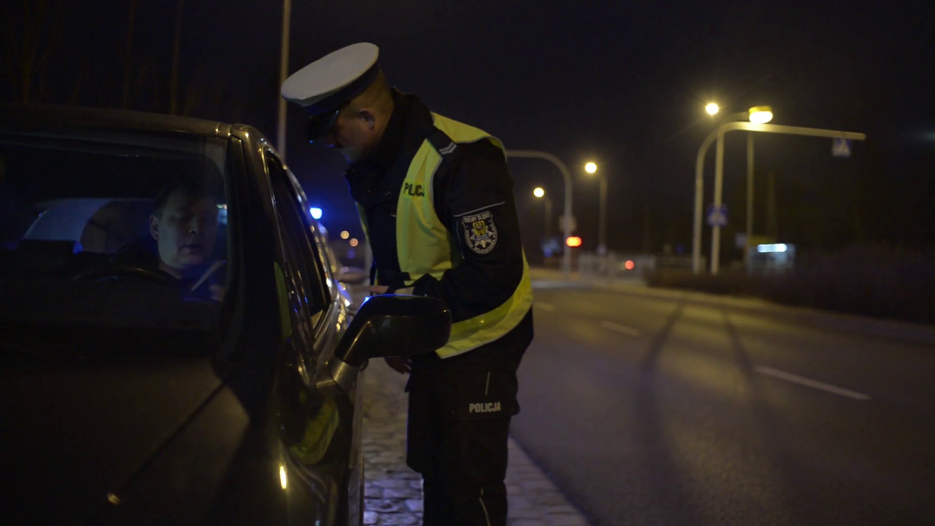 Police Stop Car On Pursuit On Road With Stock Footage SBV-322213700 ...