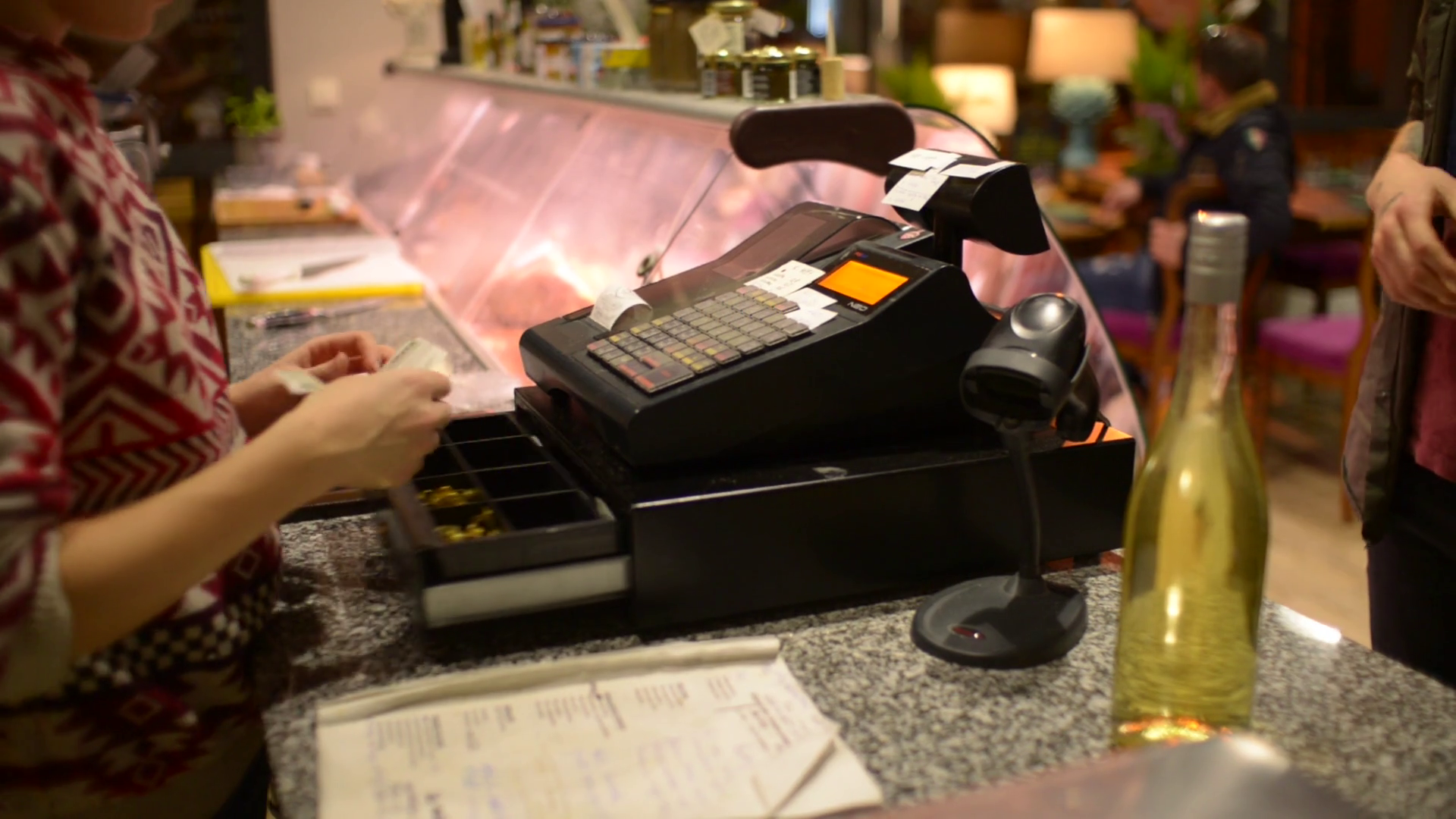 The Seller Takes Money From Client Closes Stock Footage SBV-330130894 ...