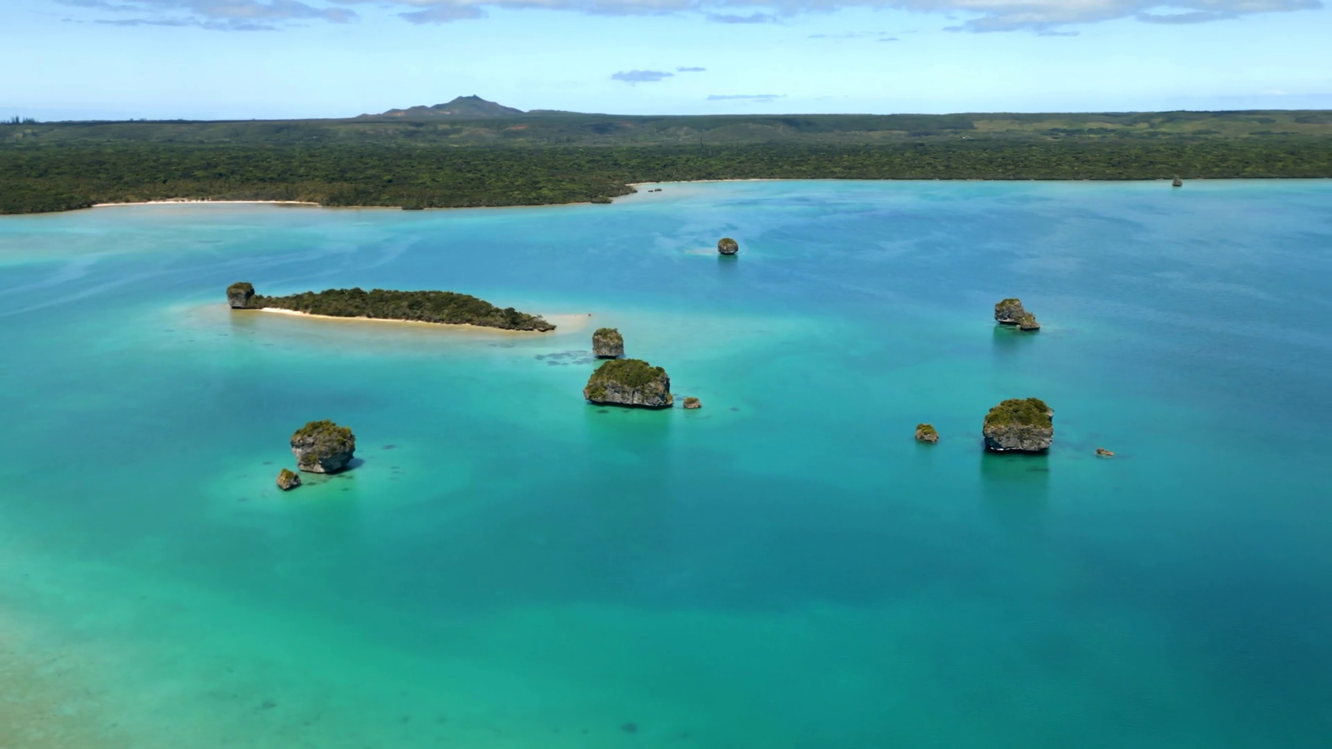 The Rock Islets In Upi Bay On Isle Of Pines Stock Footage SBV-348716894 ...