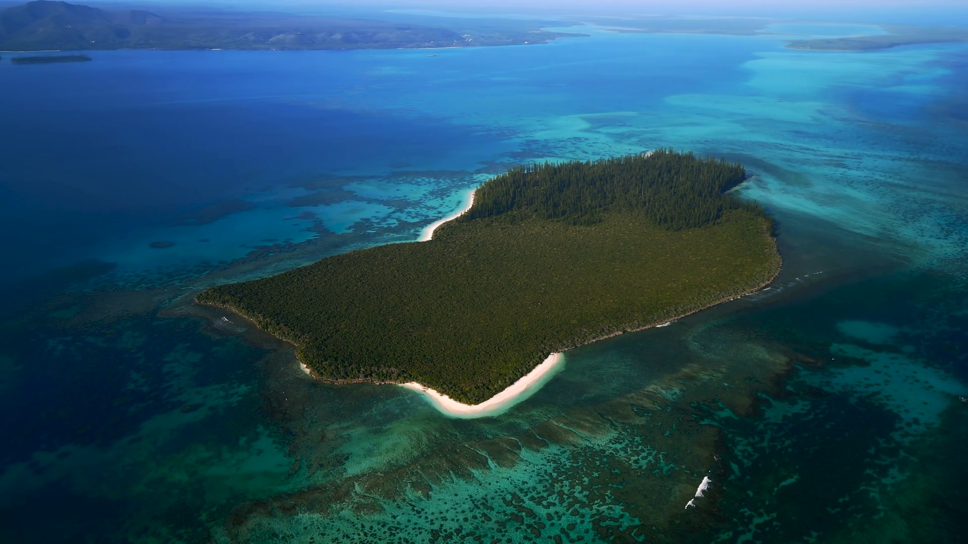 Aerial Parallax Over Island Ilot Brosse Stock Footage SBV-348724124 ...