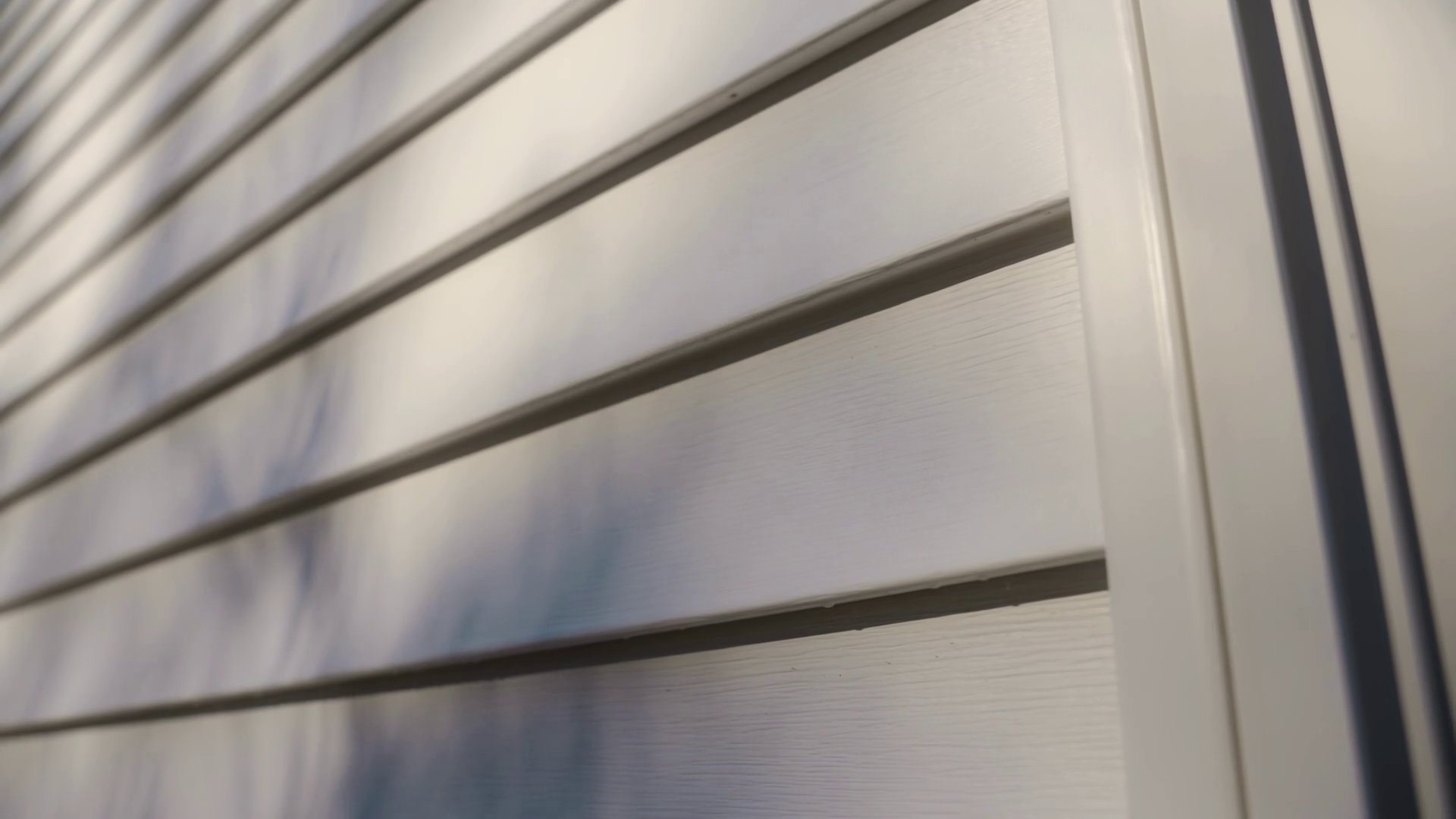 White Siding House Wall With Clean Modern Stock Footage SBV-351877951 ...