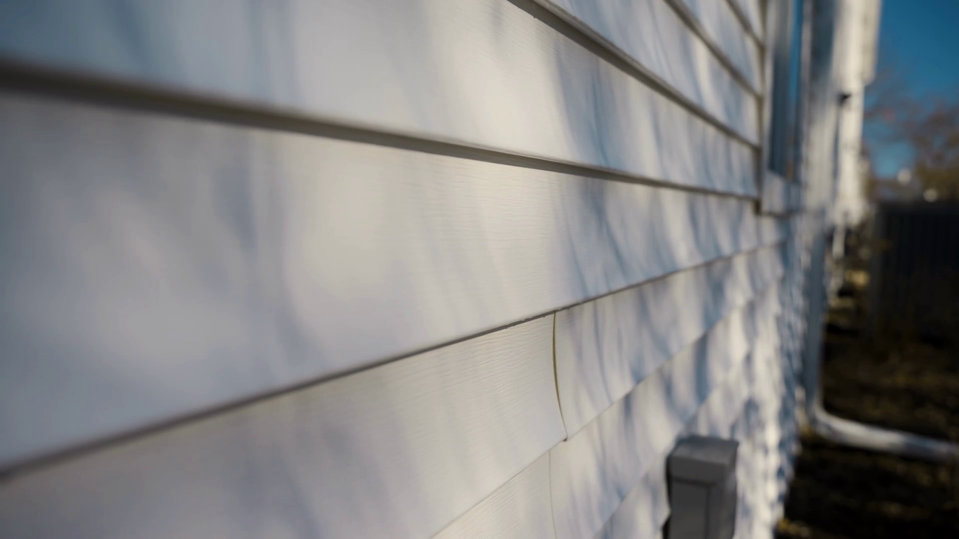 White Siding House Wall With Modern Panels Stock Footage SBV-351890633 ...