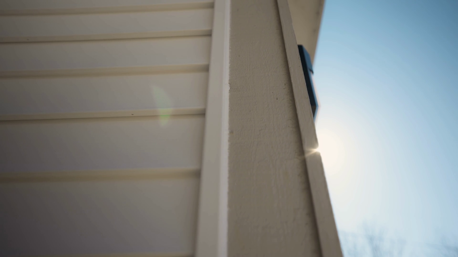 White Siding House Wall With Clean Modern Stock Footage SBV-351901784 ...