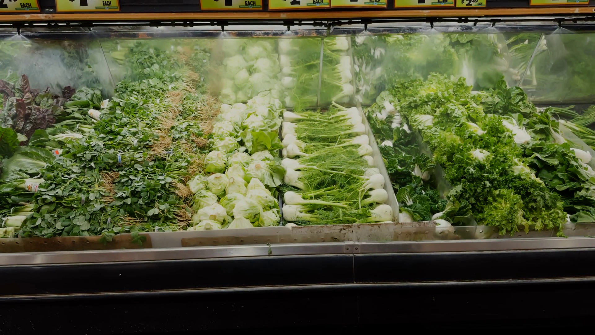 Grocery Store With Fresh Vegetables Leafy Stock Footage SBV-351902800 ...