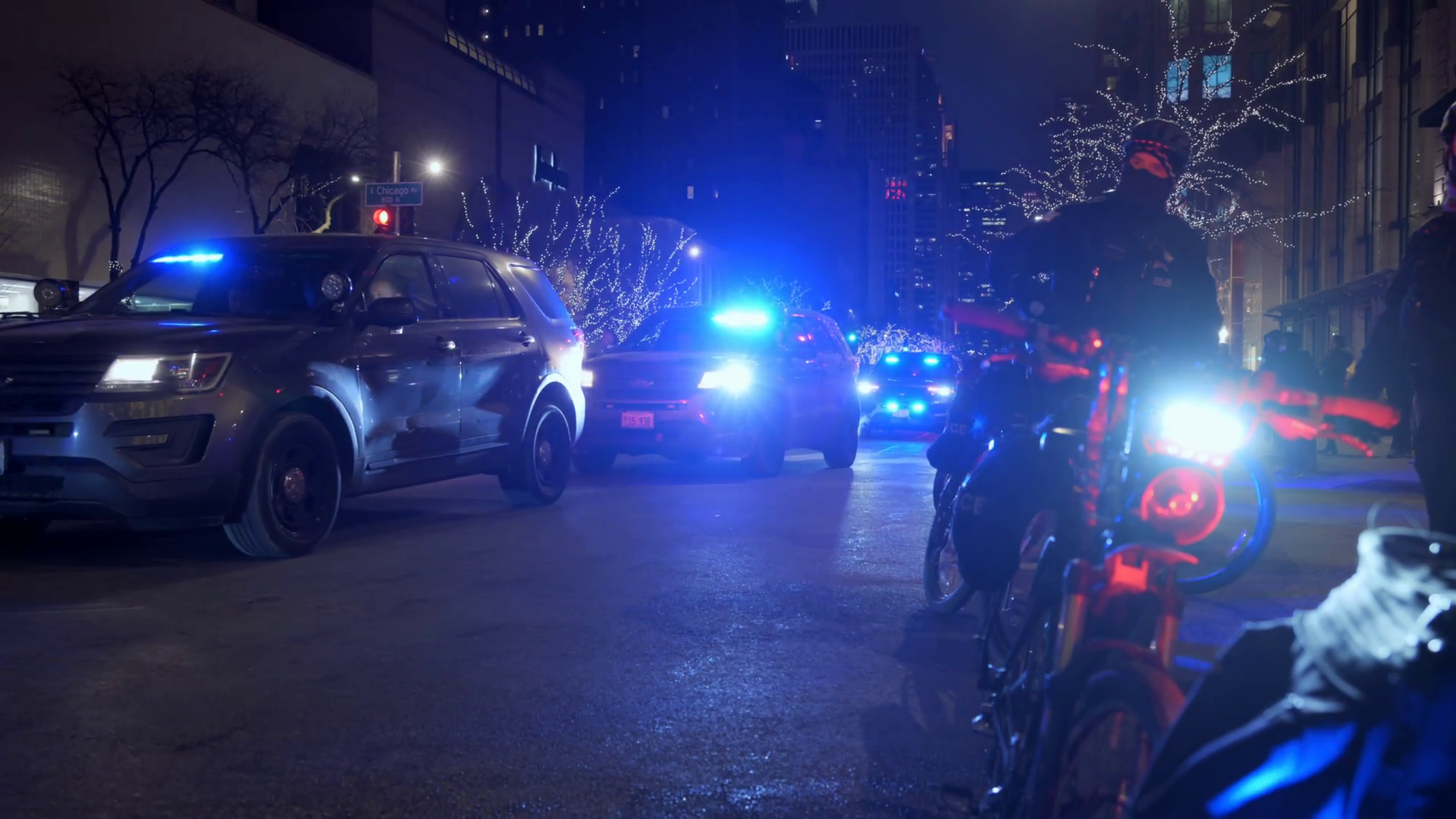 Cars Of Chicago Police Department With Stock Footage SBV-352228687 ...