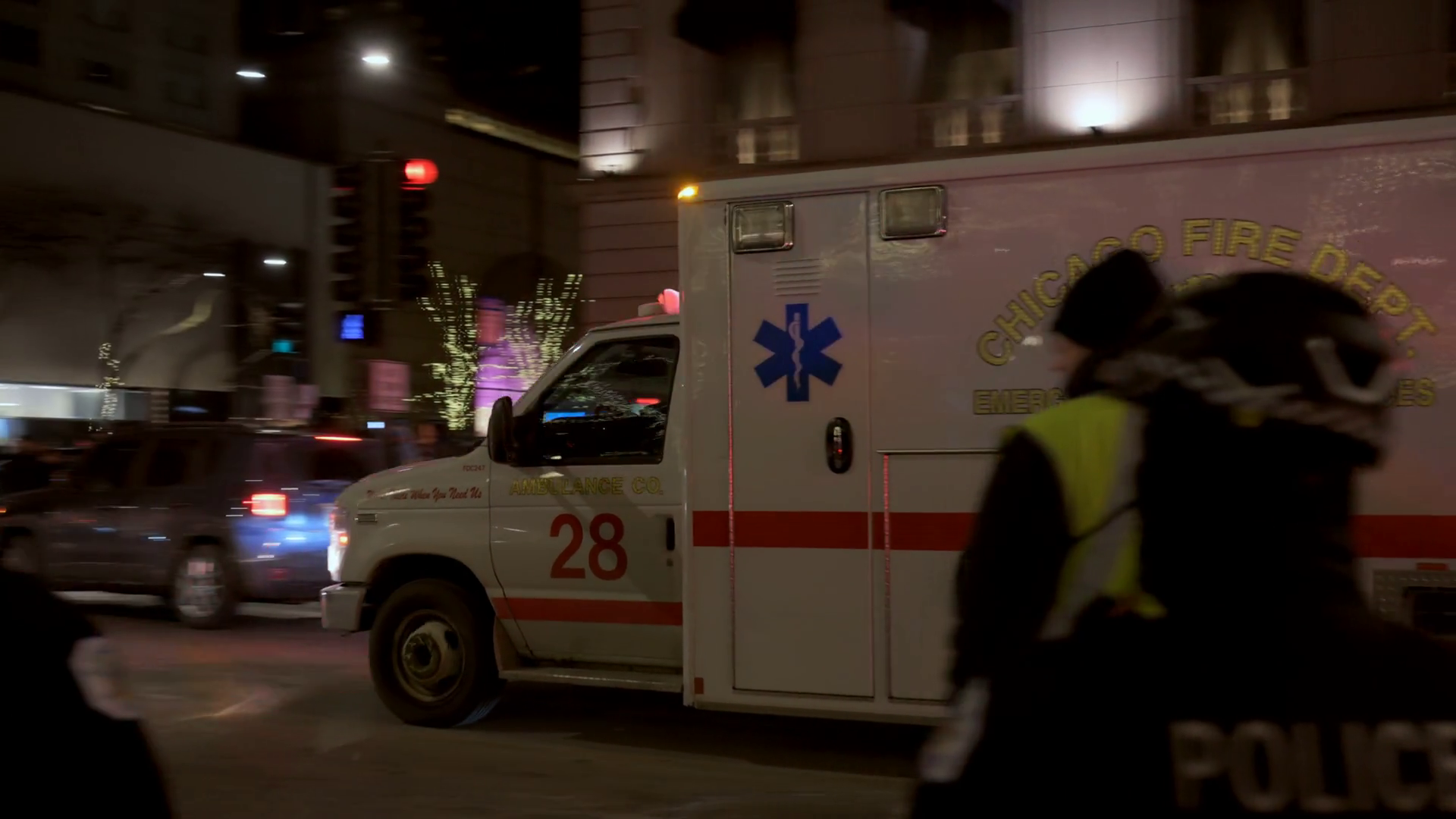 Emergency Firetruck Of Chicago Fire Stock Footage SBV-352226732 ...