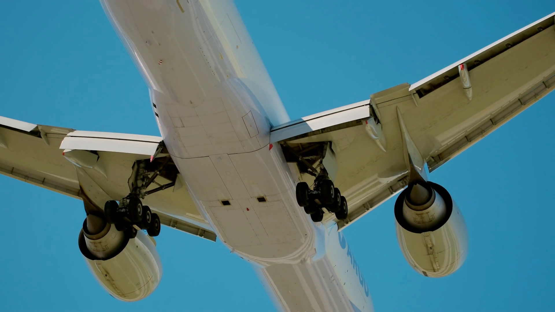 Plane Flying Over Head Landing At Airport Stock Footage SBV-352263024 ...