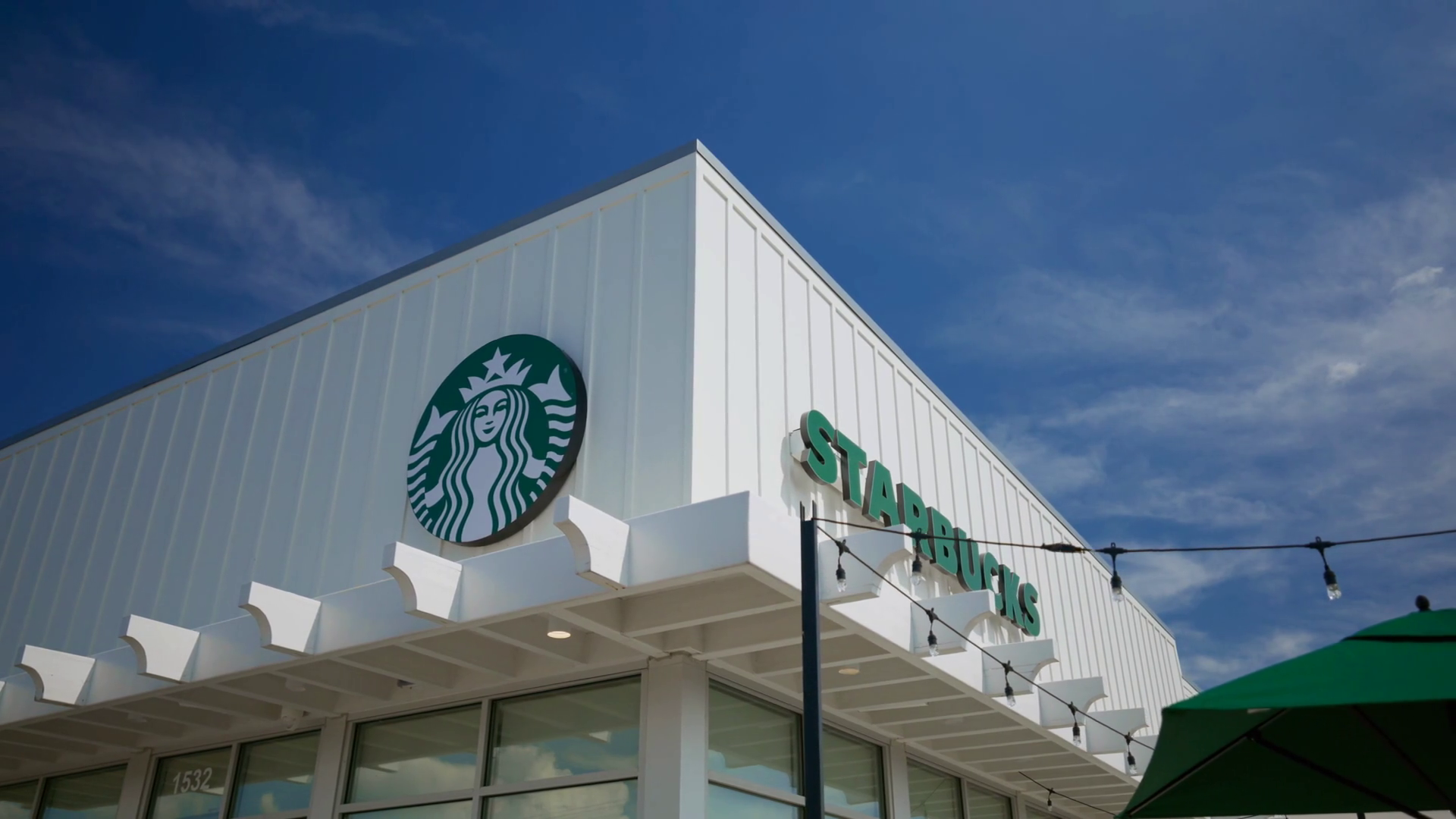 Exterior Of Starbuck's Coffee Store With Stock Footage SBV-352381663 ...