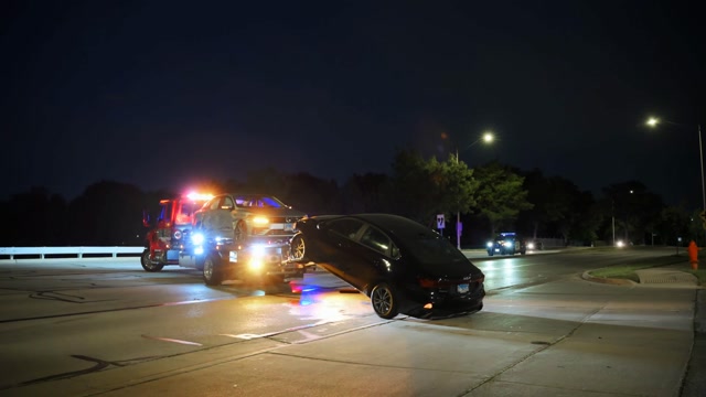 Car Crash Accident Night Stock Footage: Royalty-Free Video Clips ...