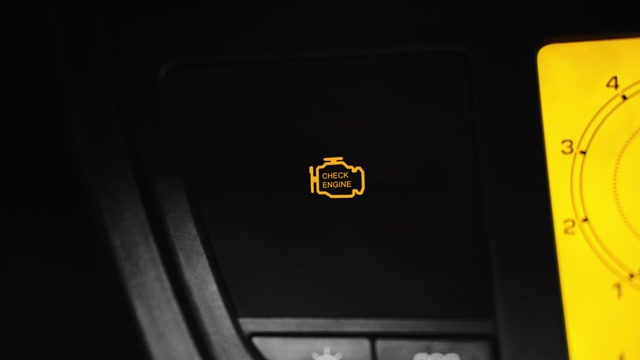 Check Engine Light Dashboard Stock Footage: Royalty-Free Video Clips ...