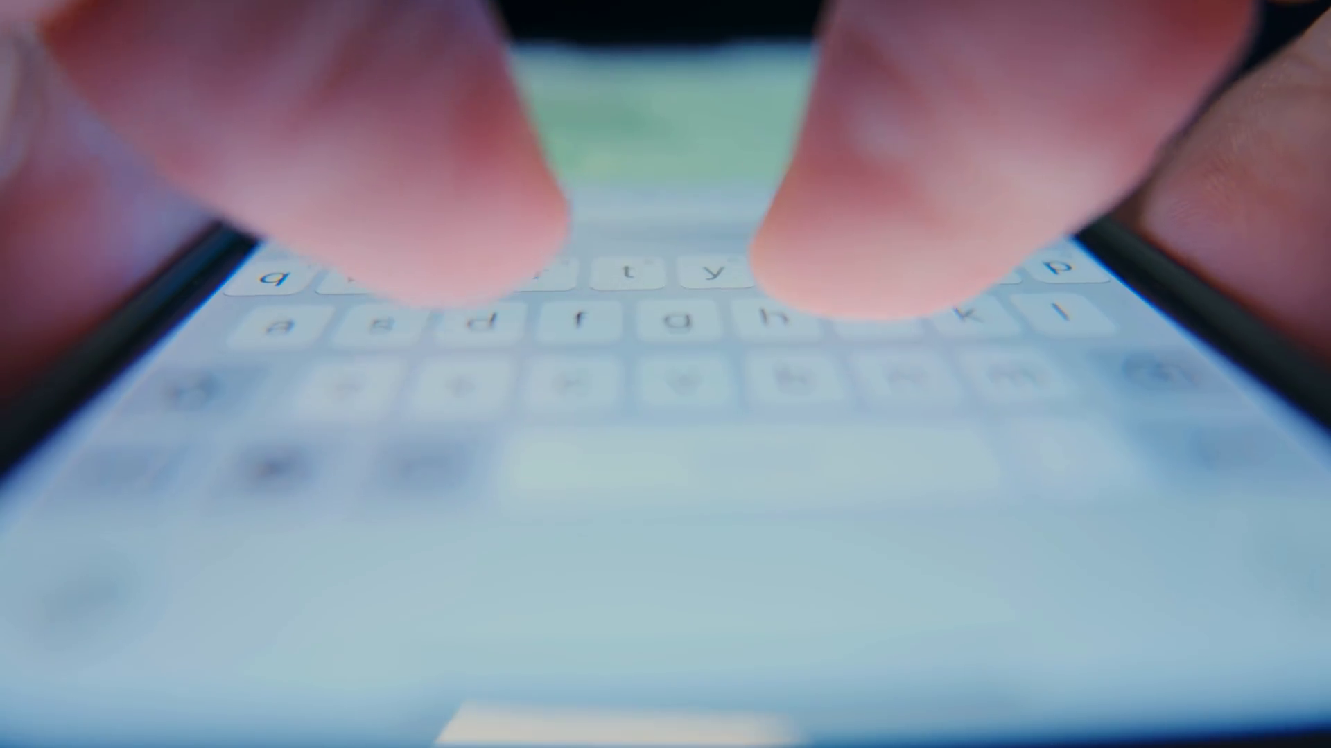 Close Up Shot Of Hands Type Write Messages Stock Footage SBV-347378048 ...
