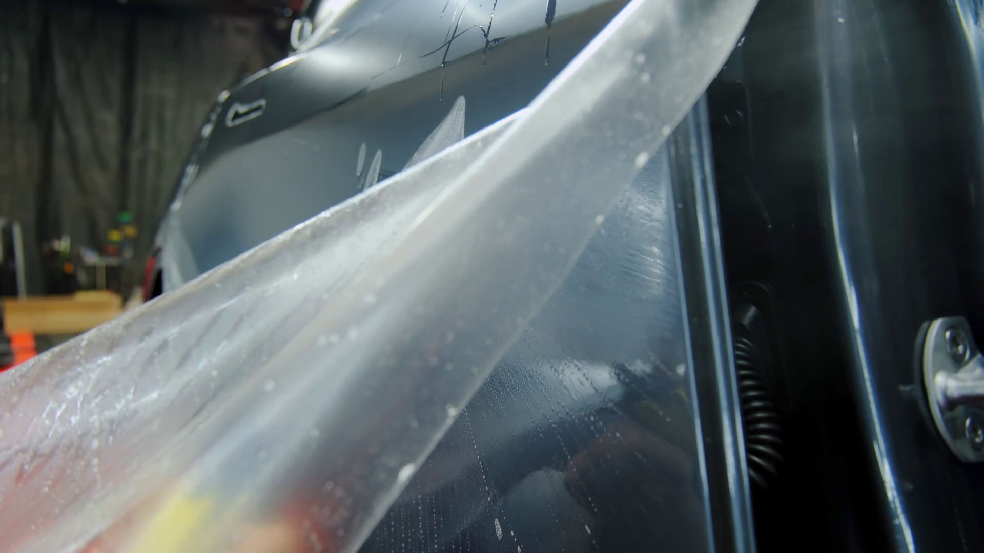 Process Of Applying Protective Ppf Film To Stock Footage SBV-347586522 ...