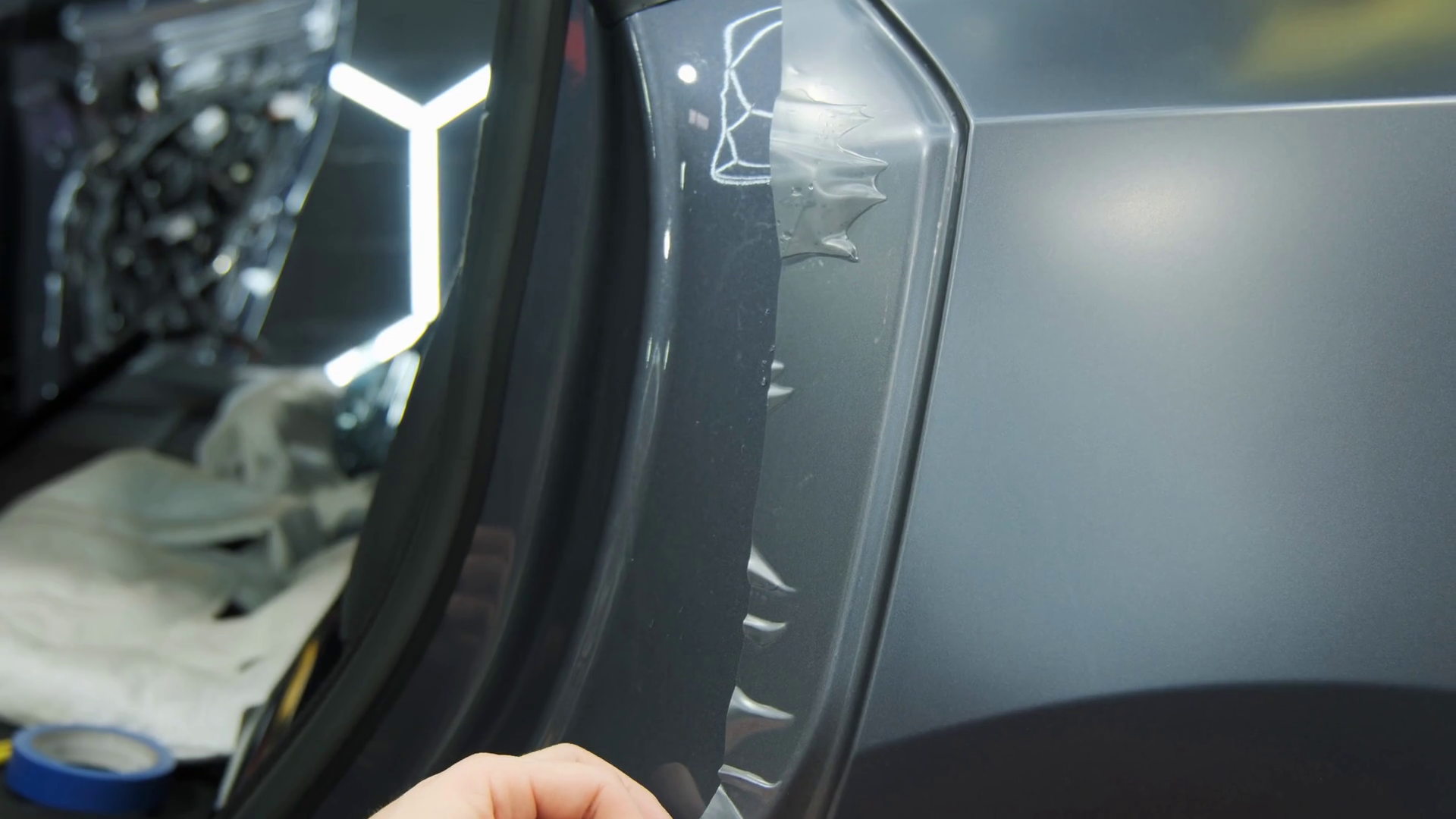 Process Of Applying Protective Ppf Film To Stock Footage SBV-347617529 ...