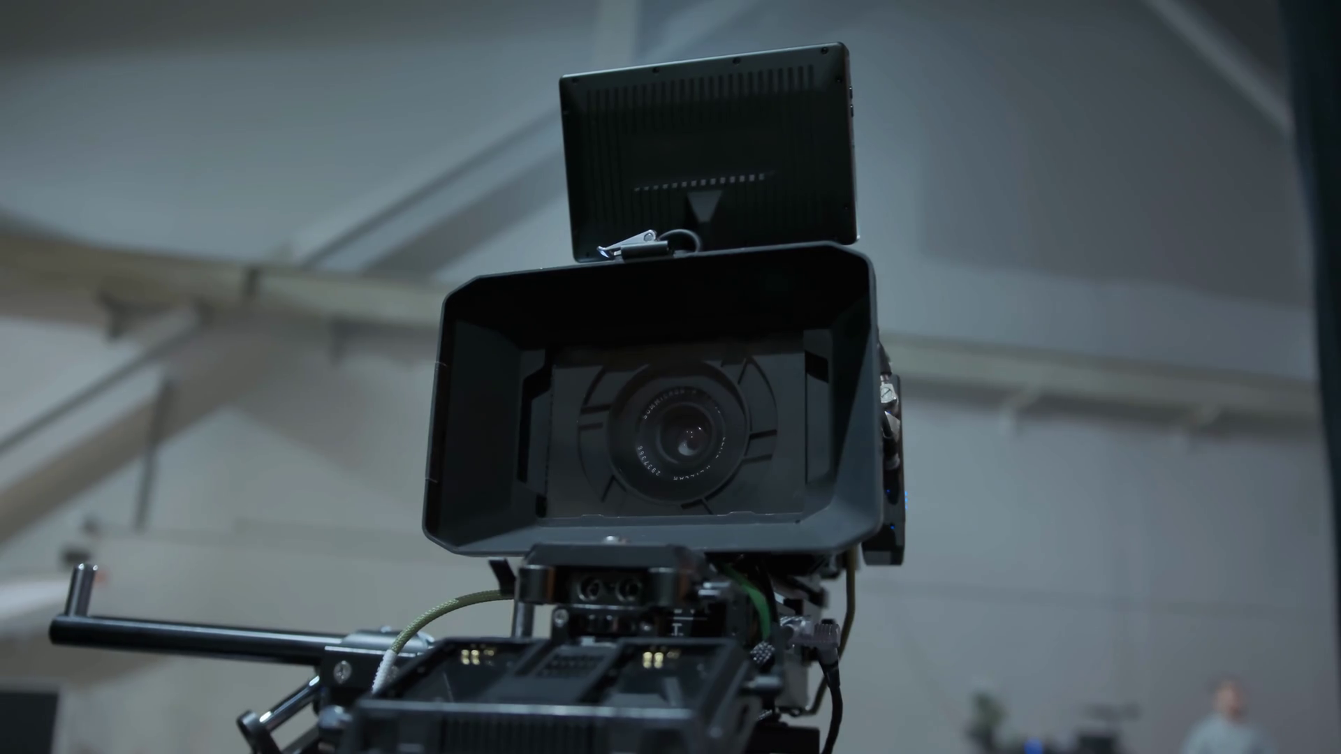 Professional Digital Cinema Camera With Set Stock Footage SBV-347730526 ...