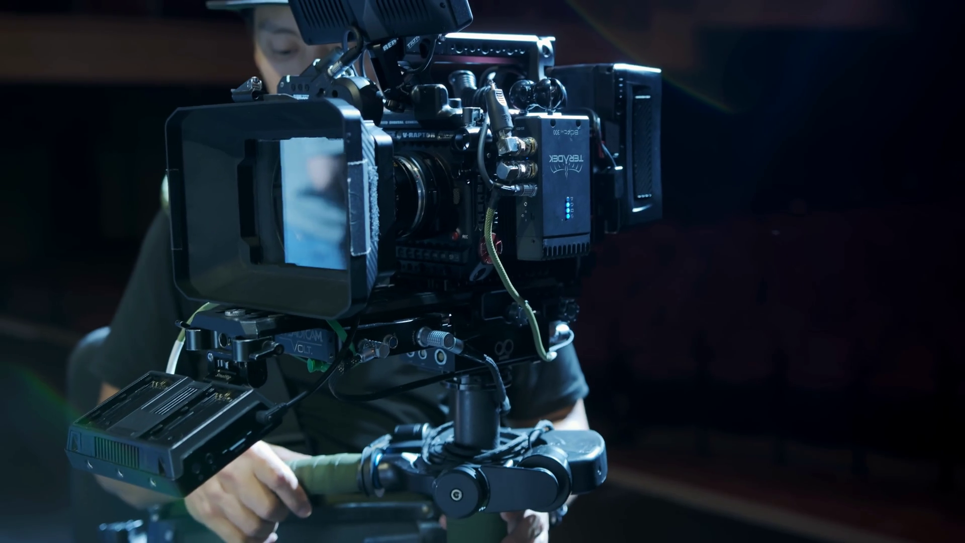 Professional Digital Cinema Camera With Set Stock Footage SBV-347742136 ...