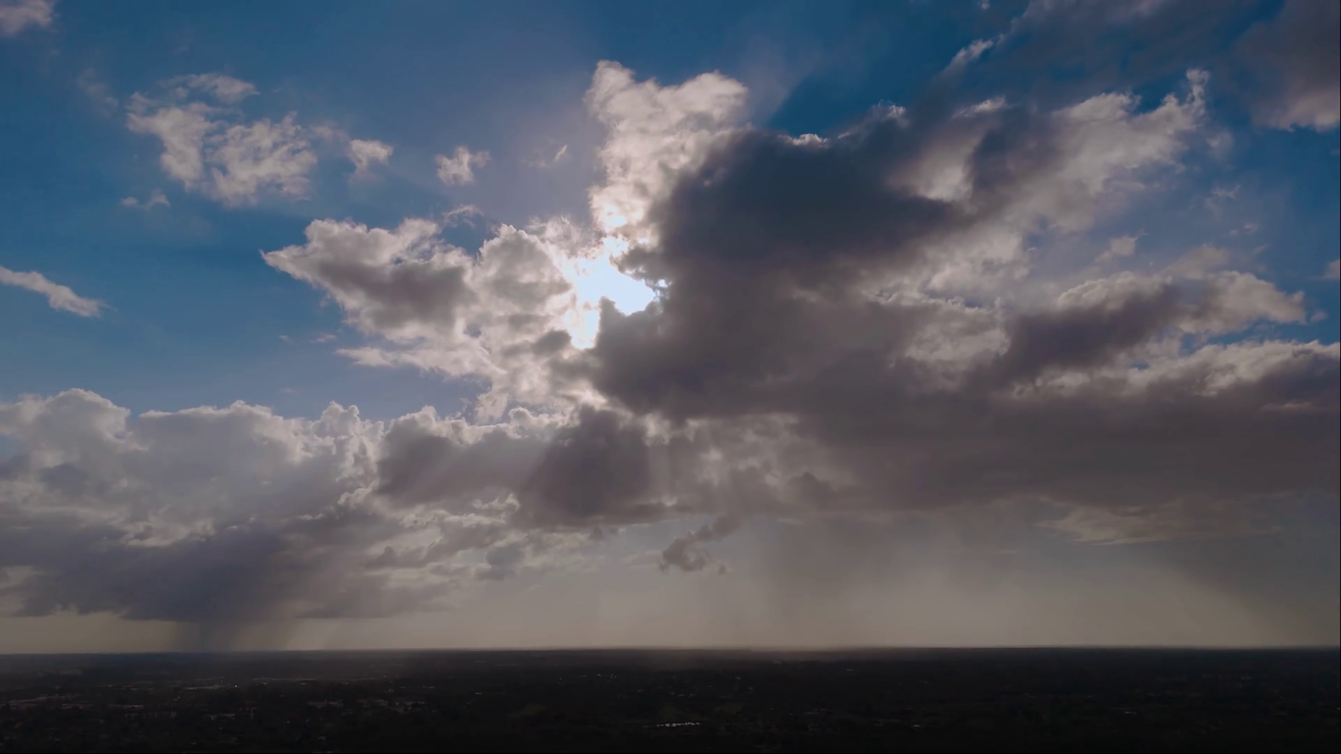 Stormy Clouds Forming On Sky Heavy Rainfall Stock Footage SBV-348568826 ...