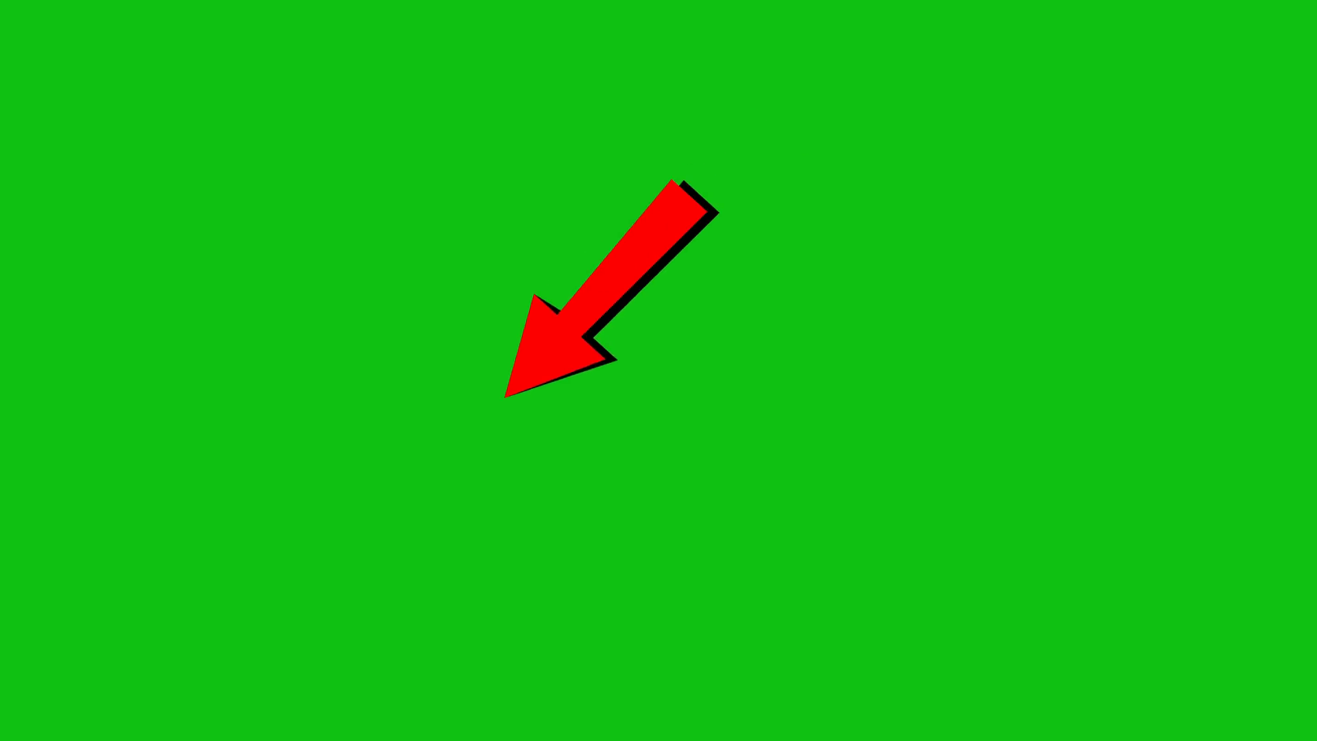 Red Arrow Down Blink Sign Motion Graphics Stock Motion Graphics SBV ...