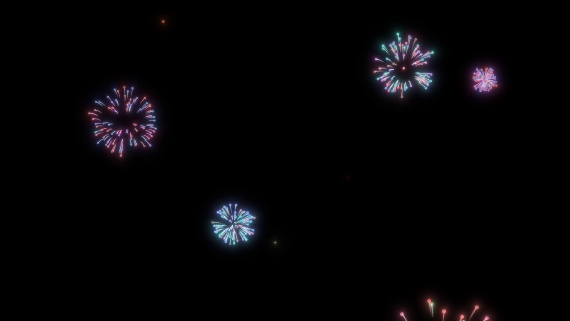 Fireworks Celebration Explosion Glowing Stock Motion Graphics SBV ...