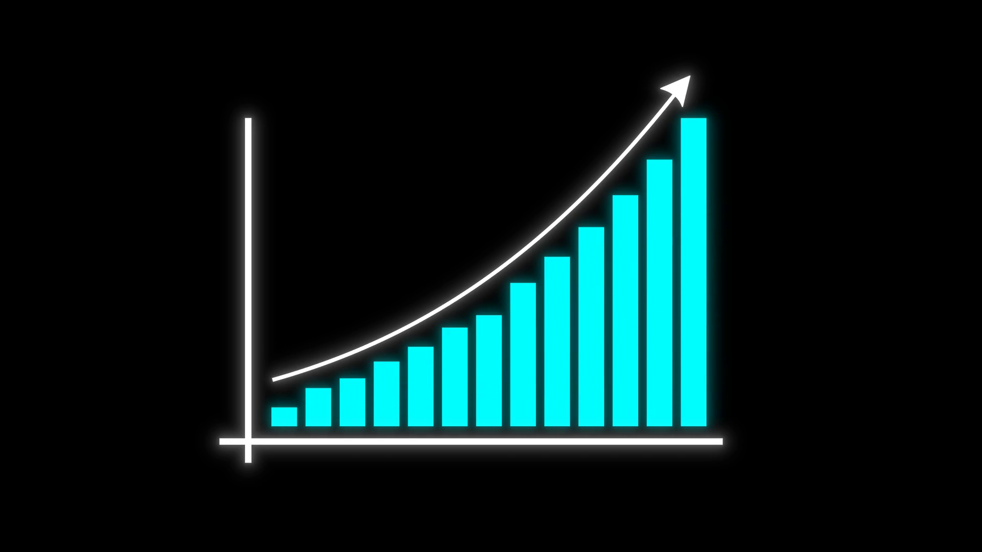 Graph Going Up Rising Bar Graph Business Stock Motion Graphics SBV-351863974 - Storyblocks