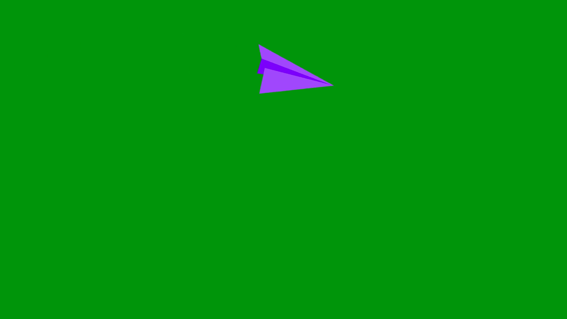 Paper Airplane Moving Animation Origami Stock Motion Graphics SBV ...