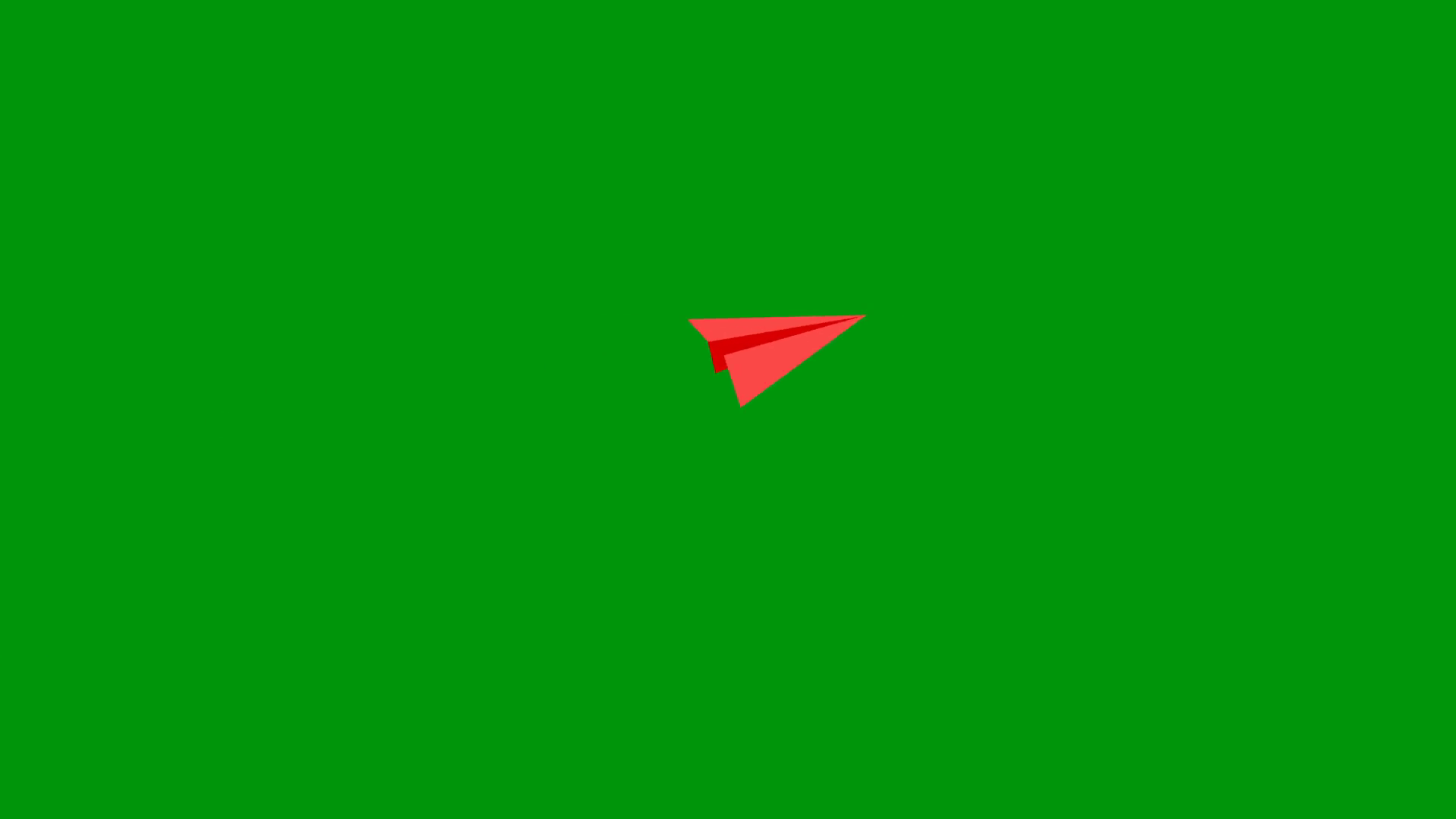 Paper Airplane Moving Animation Origami Stock Motion Graphics SBV ...