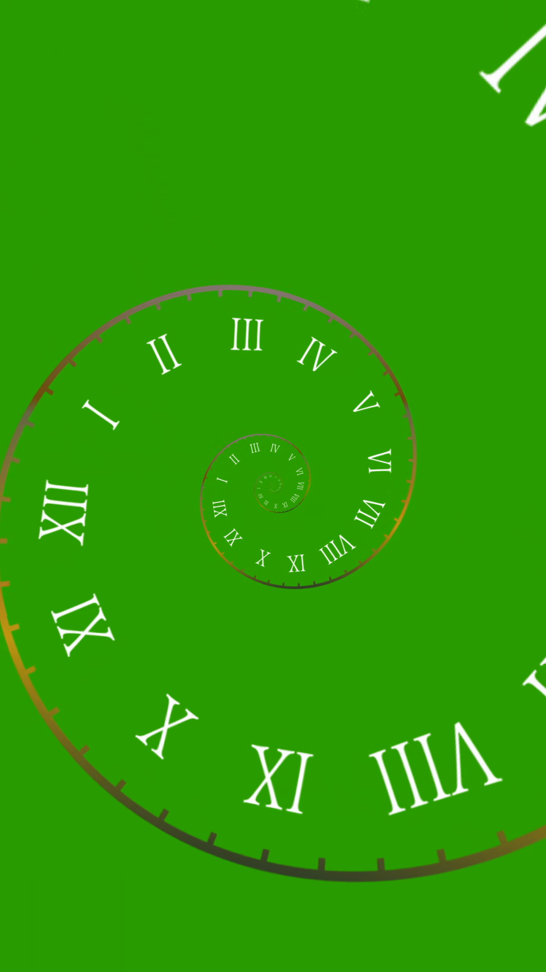 Spiral Clock Time Travel Animation Loop Stock Footage SBV-353756993 ...