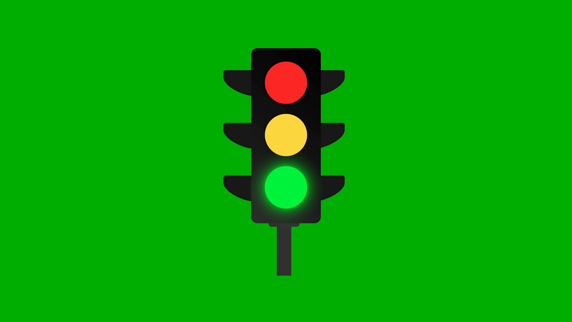 Traffic Light With Changing Light Animation Stock Motion Graphics SBV-351860031 - Storyblocks