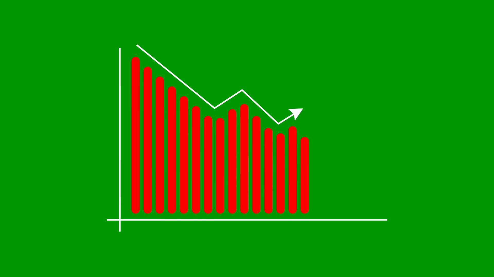 Graph Going Down Decline Failure Decreasing Stock Motion Graphics SBV ...