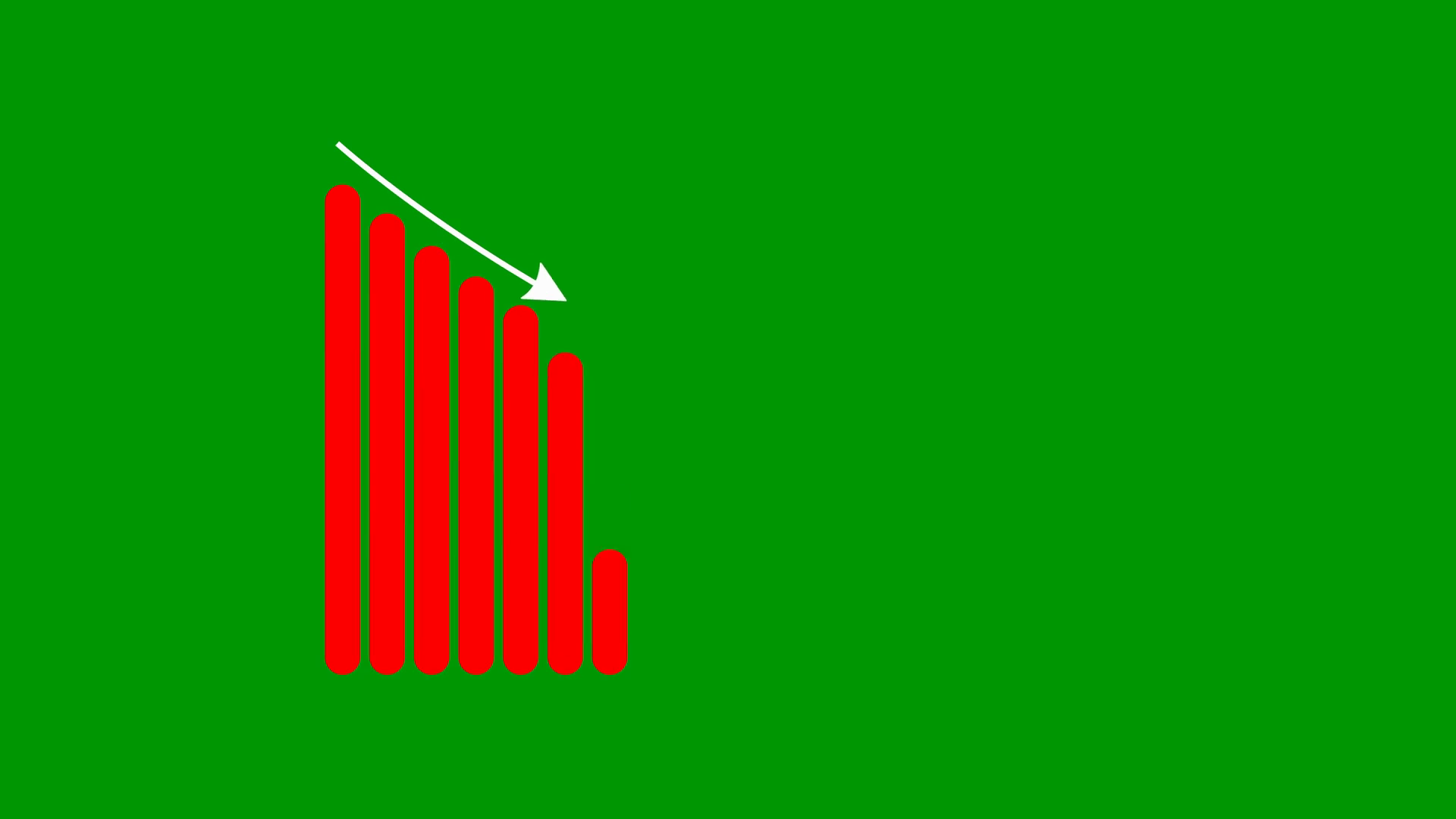 Graph Going Down Decline Failure Decreasing Stock Motion Graphics SBV ...