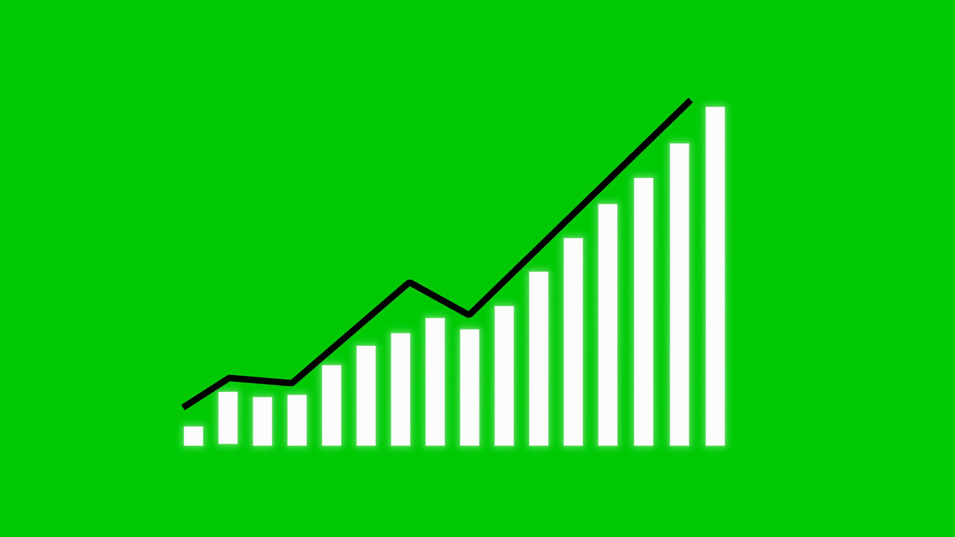 Stock Market Graph Business Line Graph Going Stock Motion Graphics SBV ...