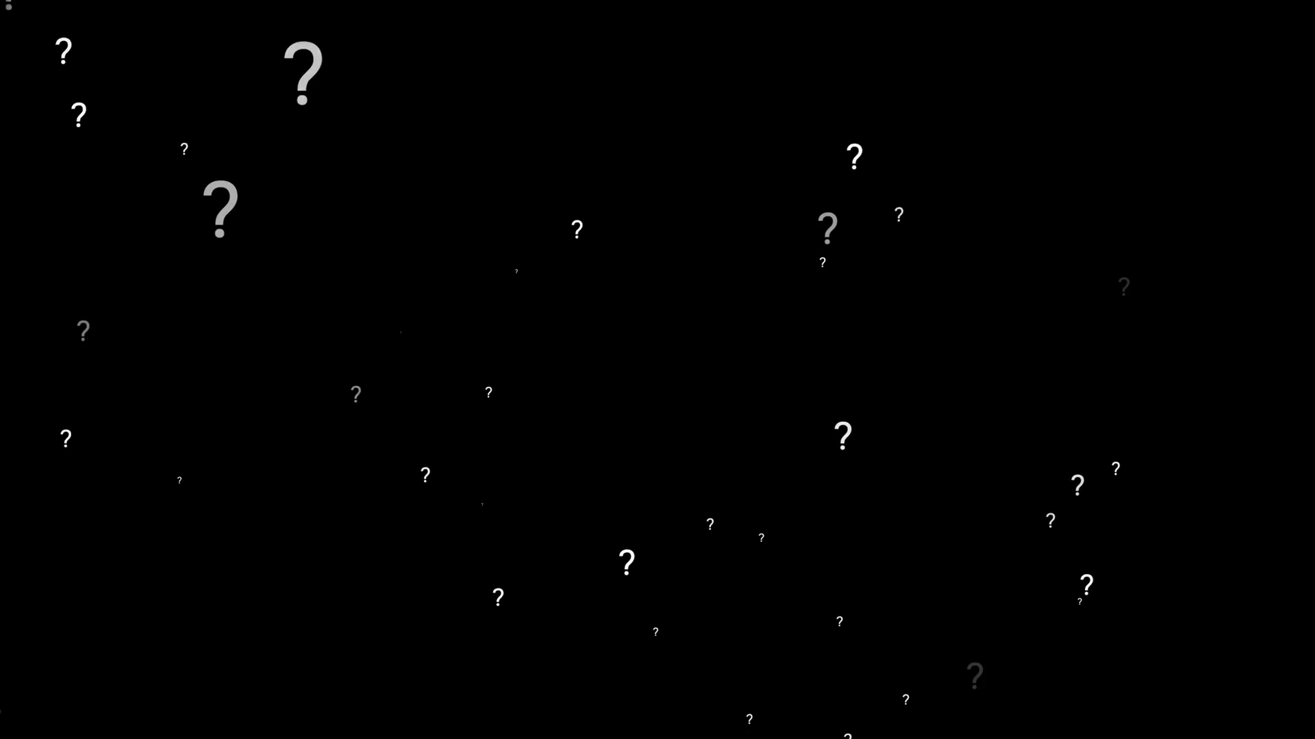 Question Marks Animation Moving On Alpha Stock Motion Graphics SBV ...
