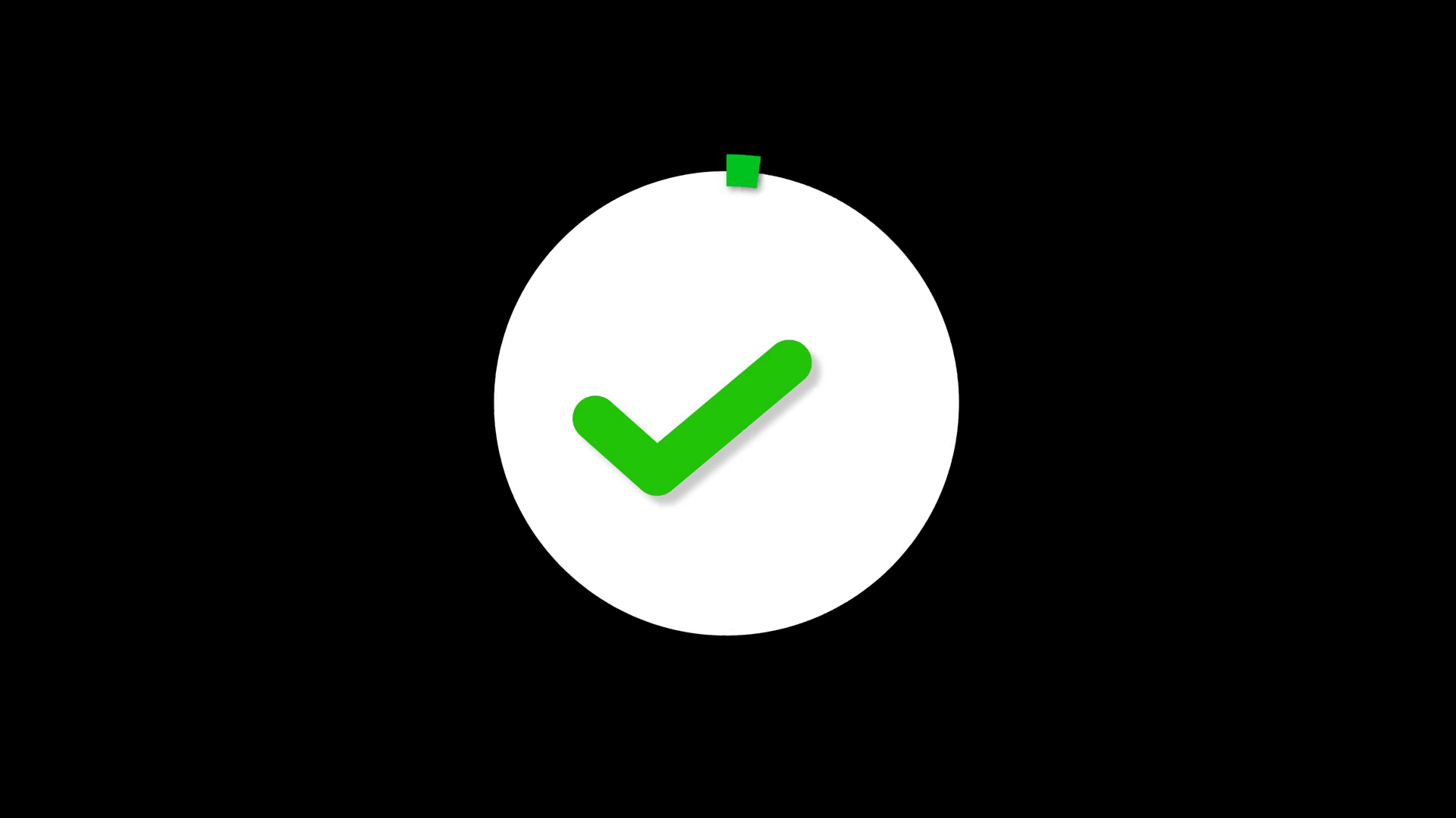 Tick Mark Check Mark Animation Flat Modern Stock Motion Graphics SBV ...