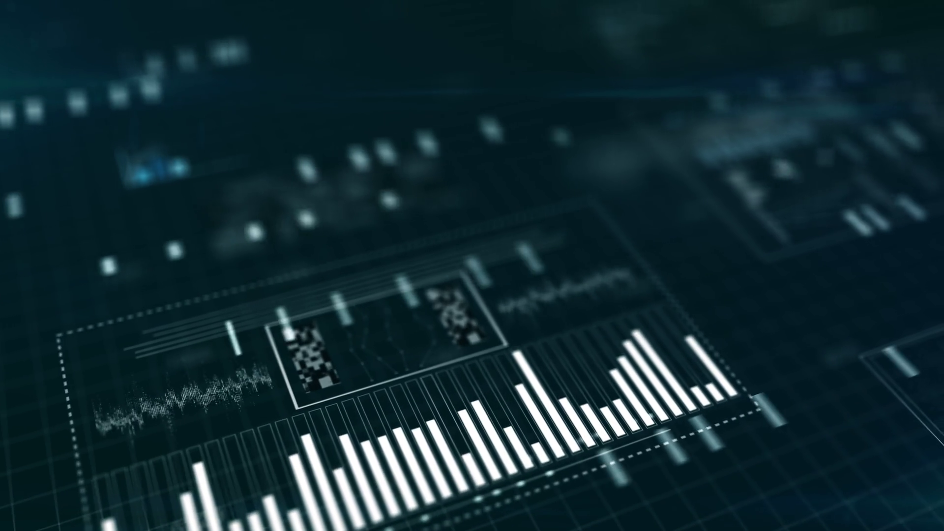 Hud Finance Display Digital Data Network Stock Footage SBV-348652189 ...