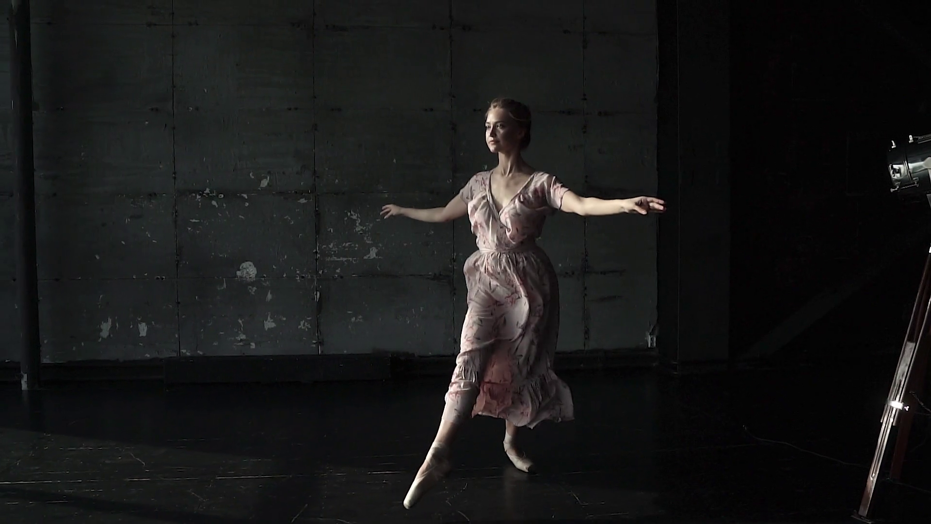 Ballet Dancer Performing High Jump Graceful Stock Footage SBV-326280328 ...