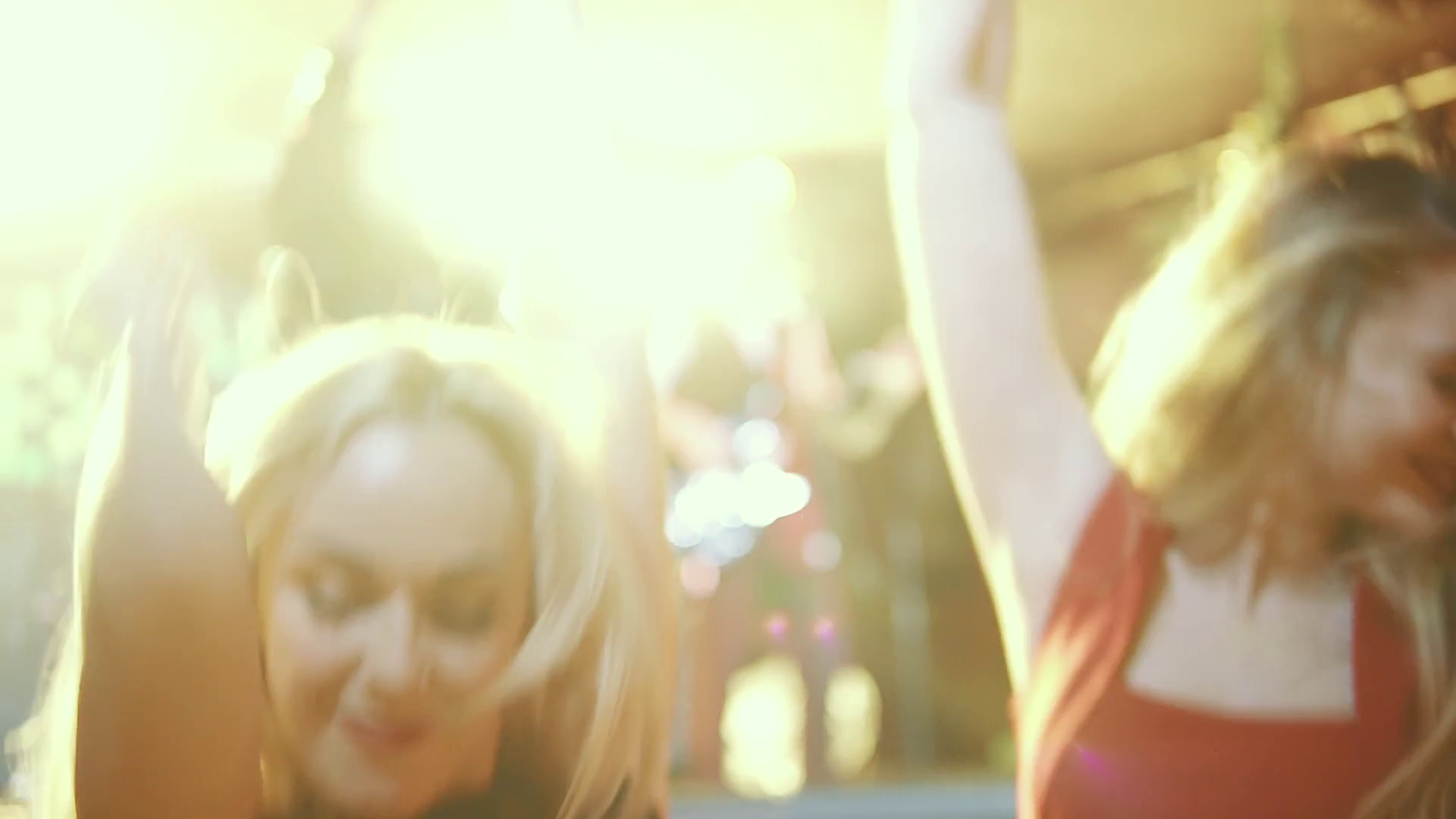 Dancing At Concert Girls Dancing Near Stage Stock Footage SBV-331143305 ...