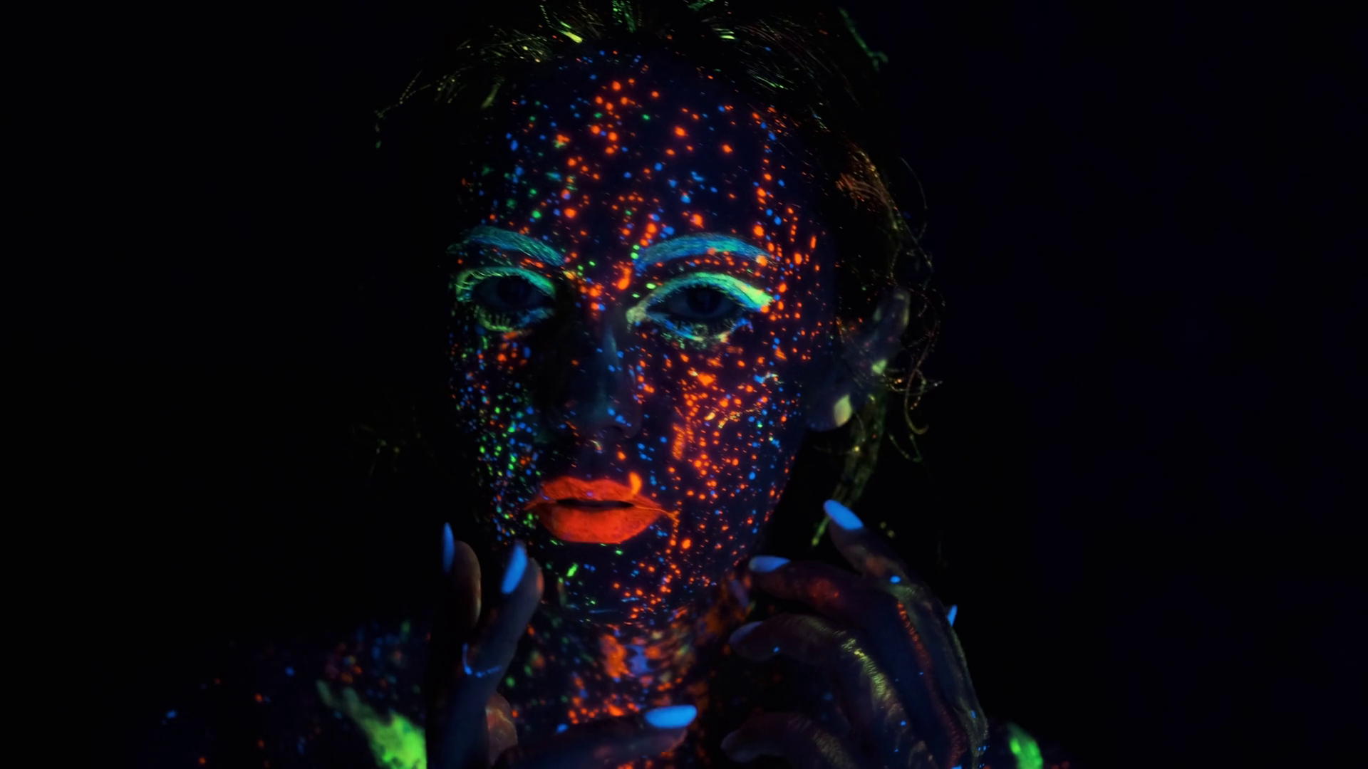 Fashion Model Woman In Neon Light Stock Footage SBV-335133397 - Storyblocks