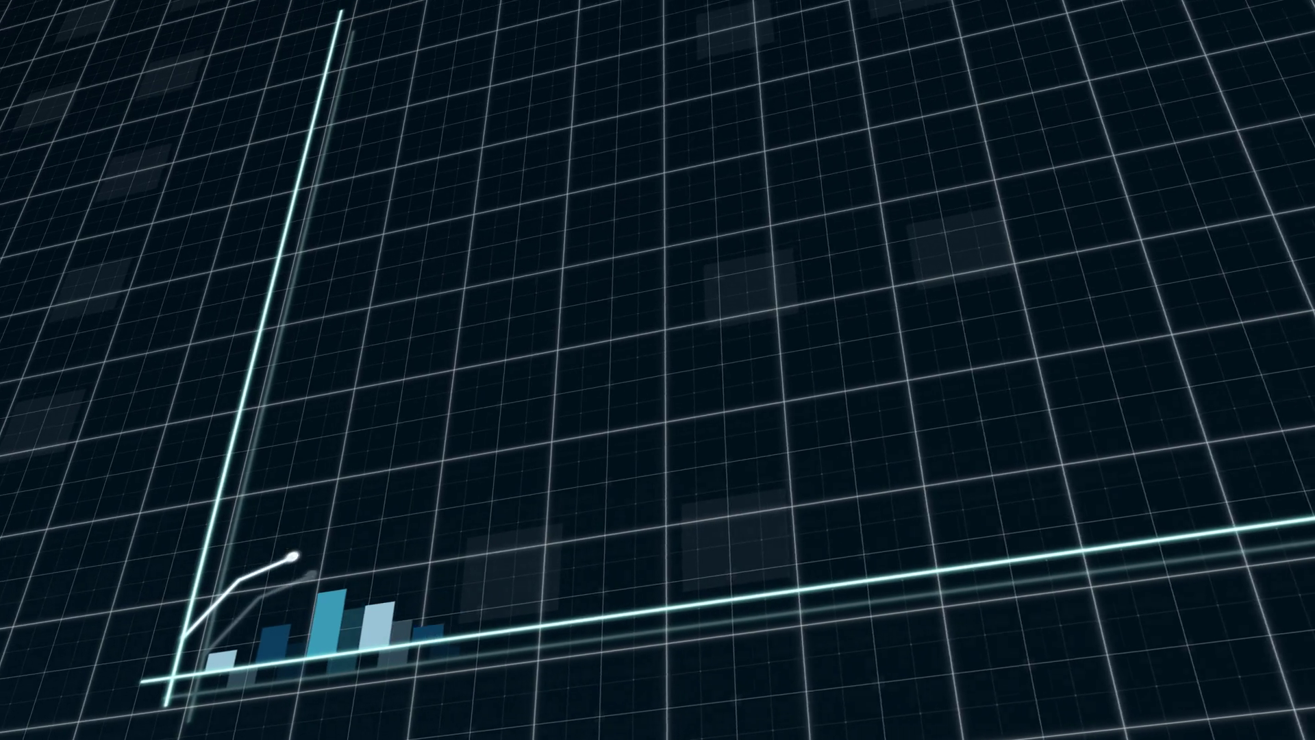 Finance business graph chart with uparrow. Hi-tech style business ...