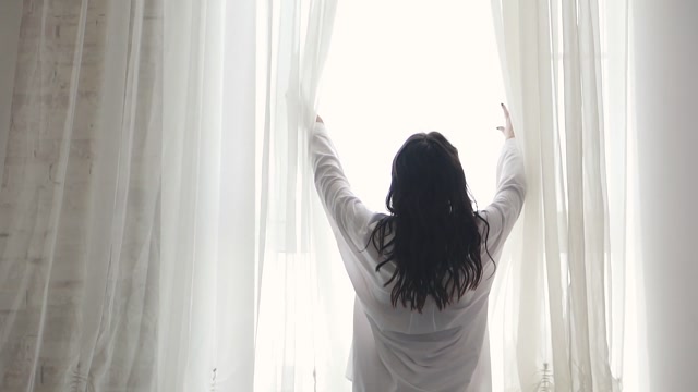 Girl Opening Clothes Stock Footage: Royalty-Free Video Clips - Storyblocks