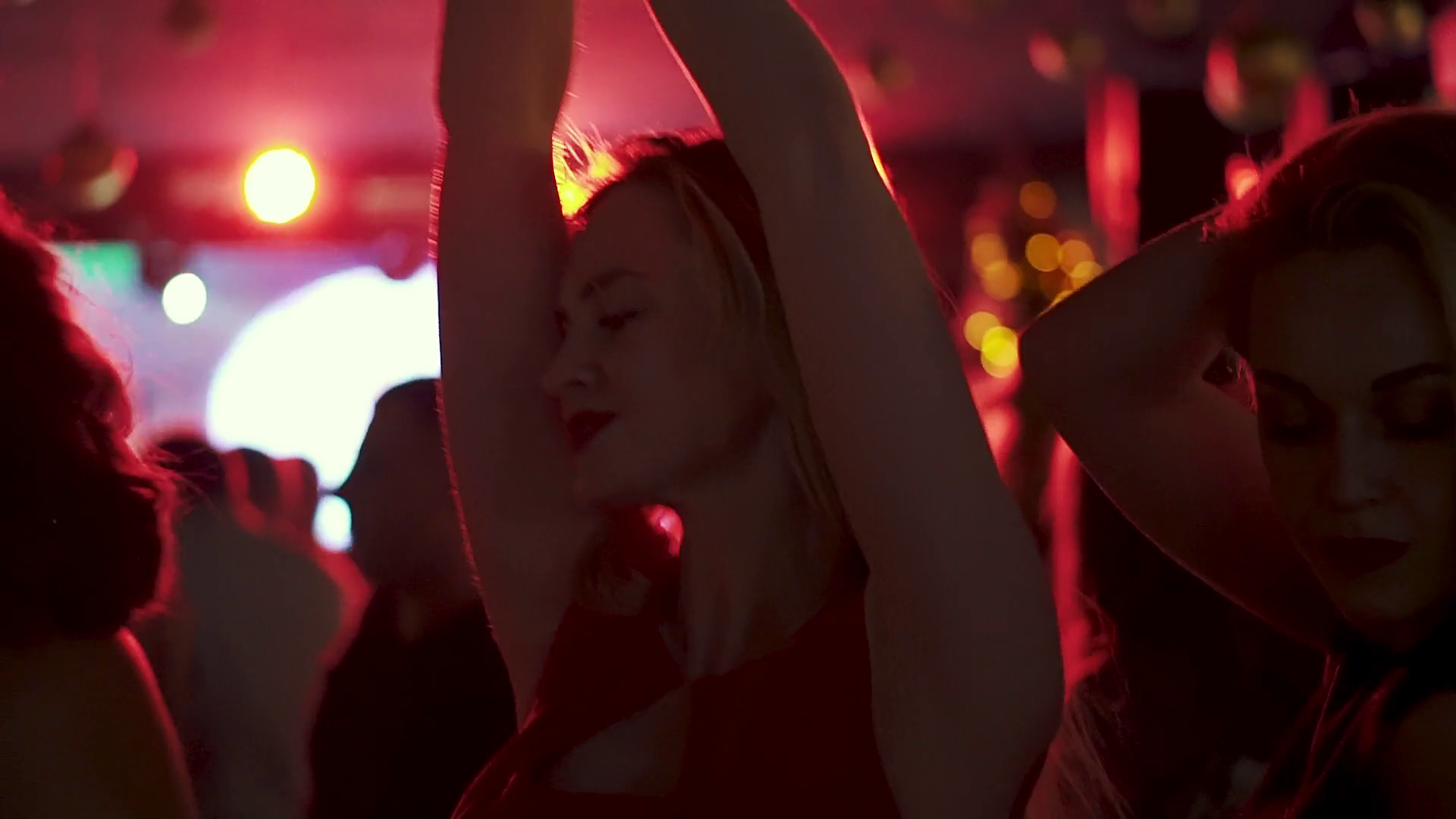 Young Woman Dancing At Lively Party With Stock Footage SBV-331224486 ...