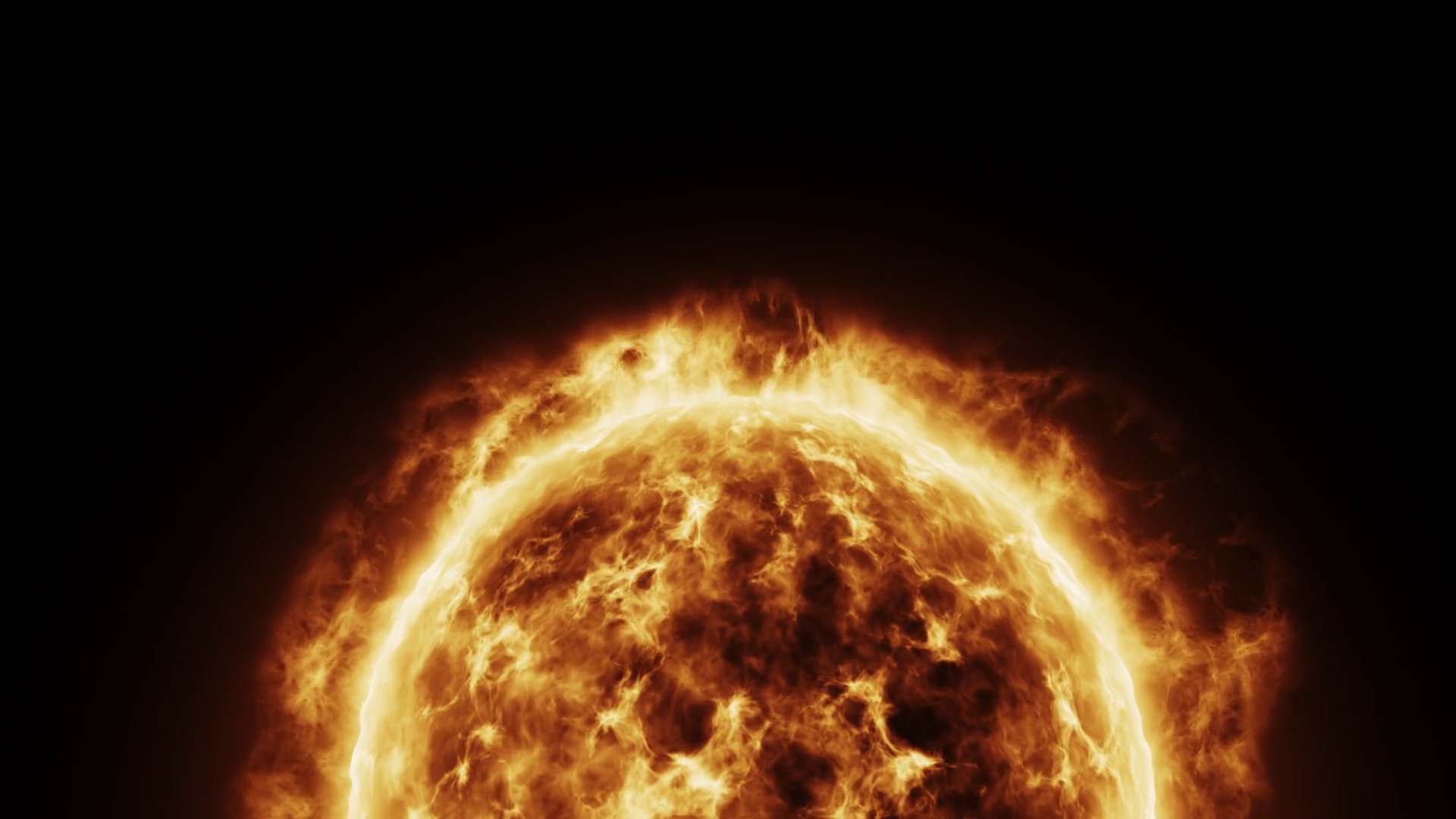 Realistic Animation Of Sun Solar Surface Stock Footage SBV-314286187 ...
