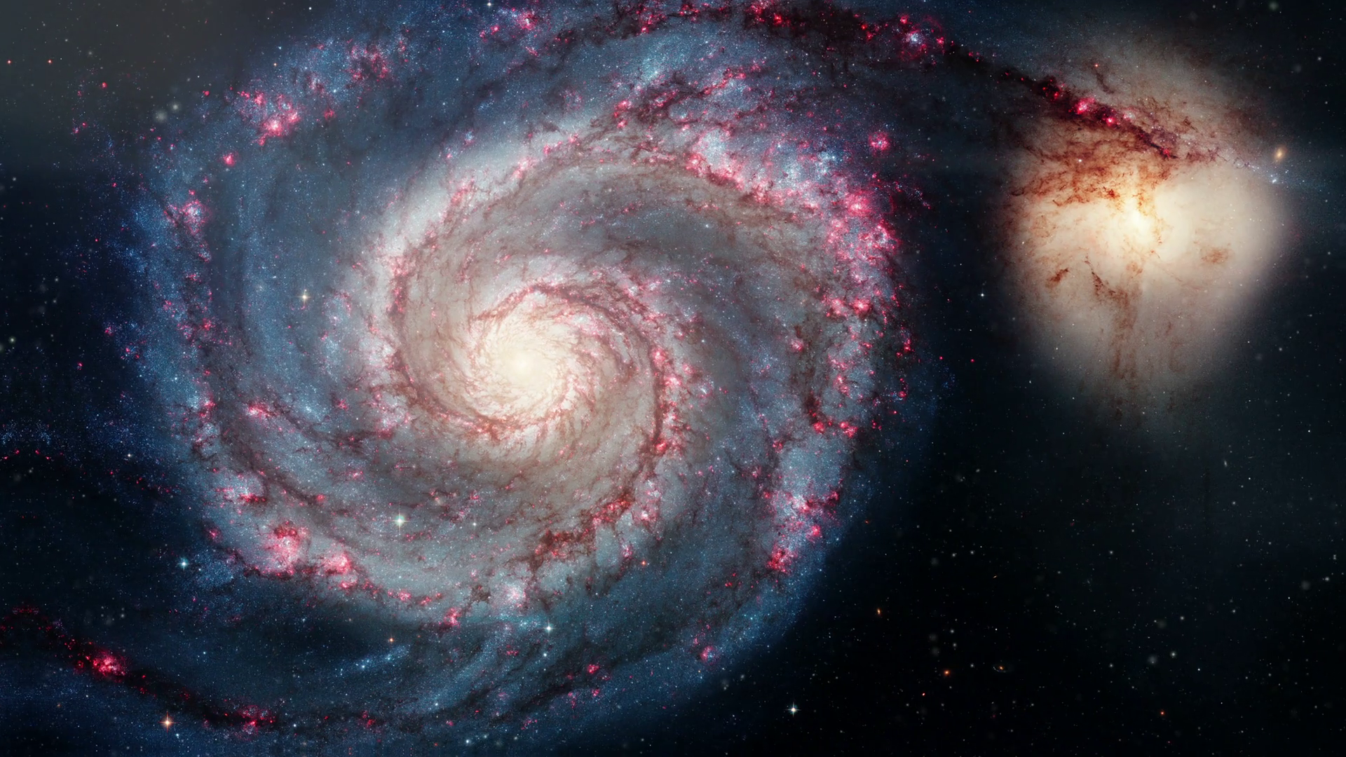 Rotating Spiral Galaxy Deep Space Stock Motion Graphics SBV-320314889 ...