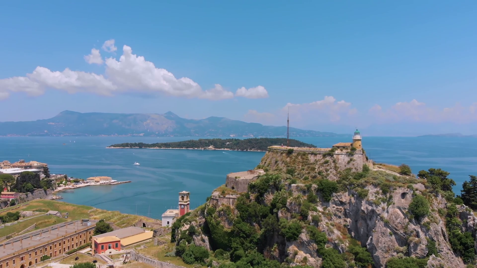 Old Fortress Of Corfu Greece - Historic Stock Footage SBV-352682915 ...