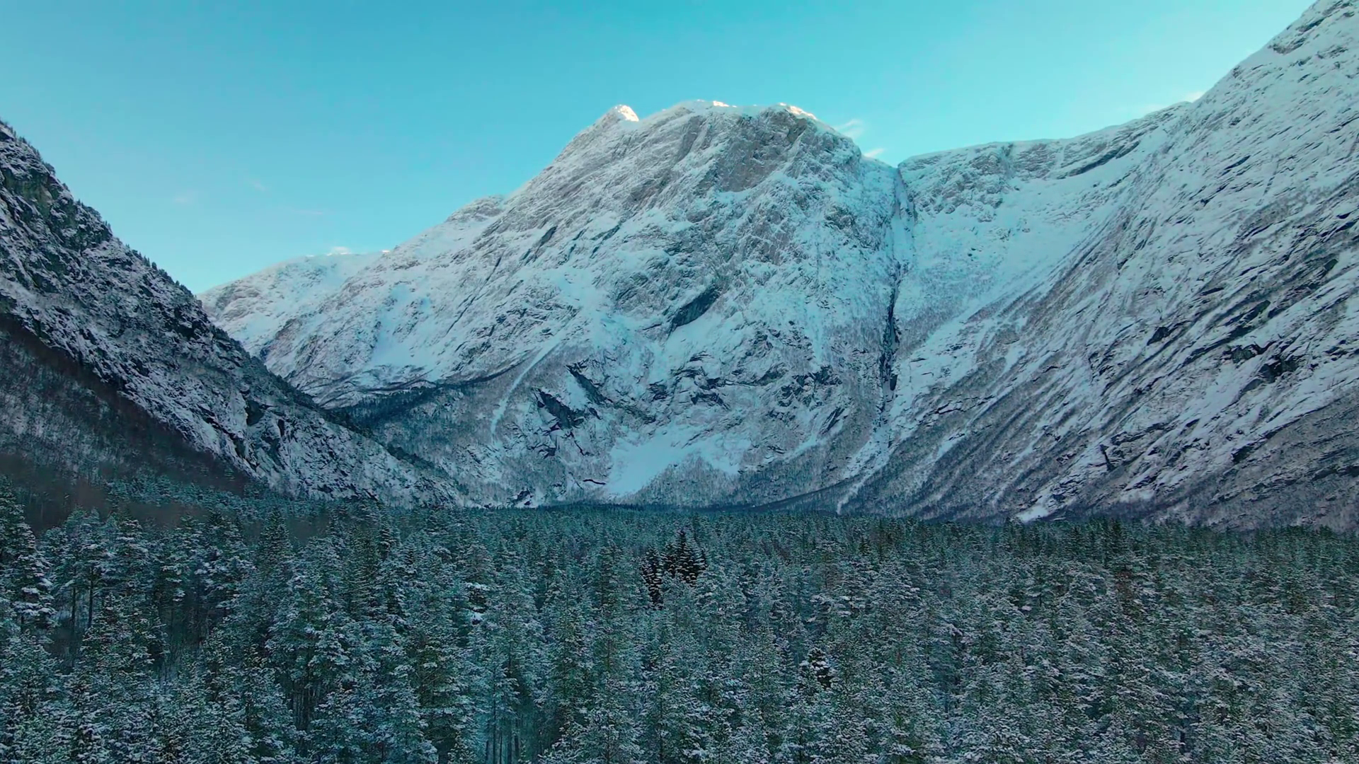 Majestic Trollveggen Troll Wall Winter Stock Footage SBV-352690727 ...