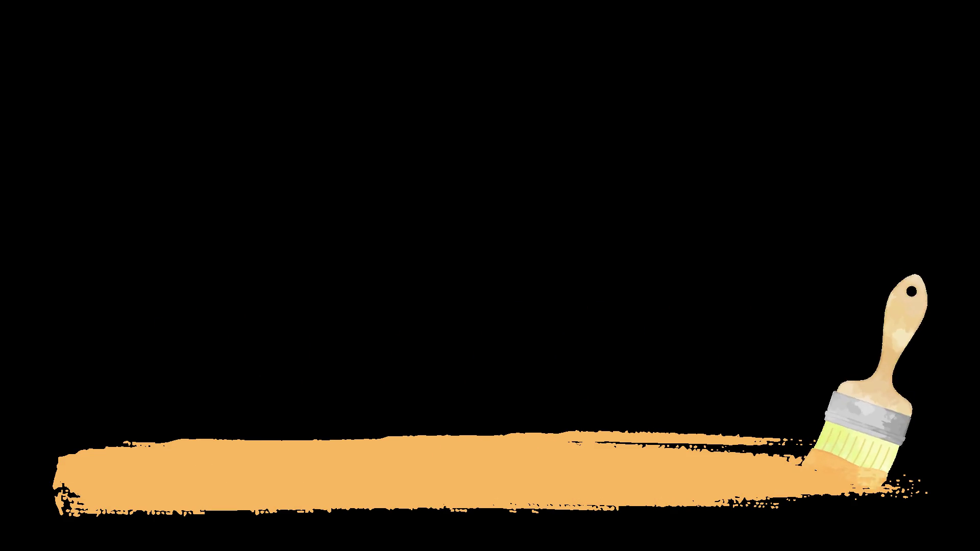 Brush Strokes With Paint Brush Illustration Stock Motion Graphics SBV ...